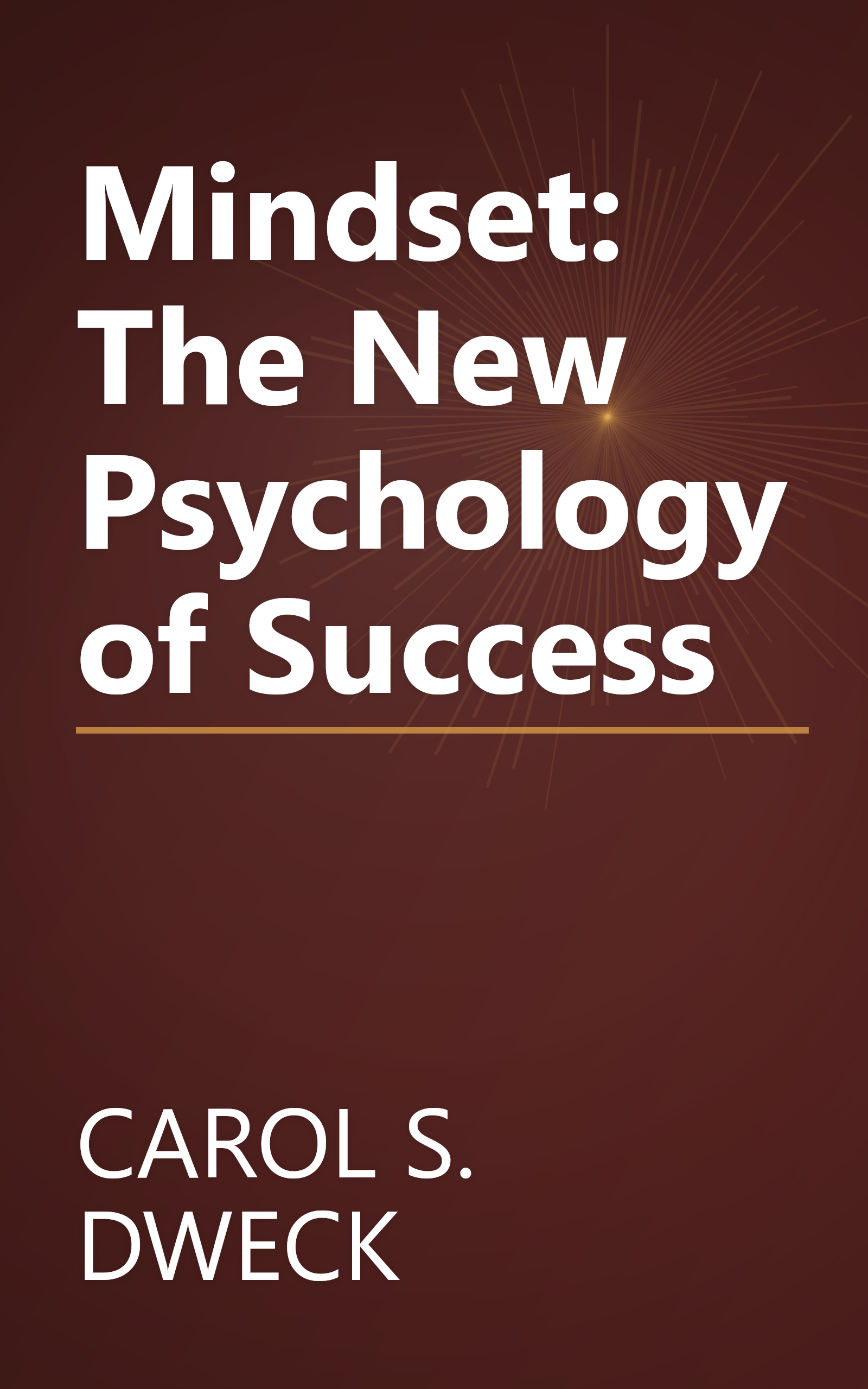 Mindset: The New Psychology of Success book cover
