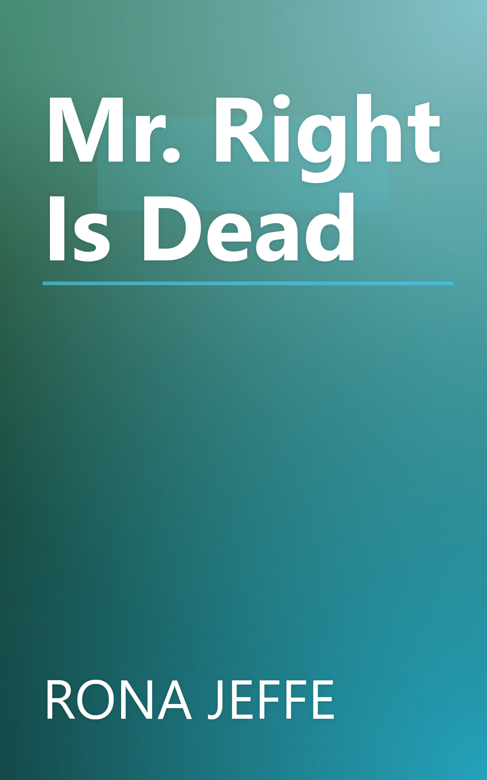 Mr. Right Is Dead book cover