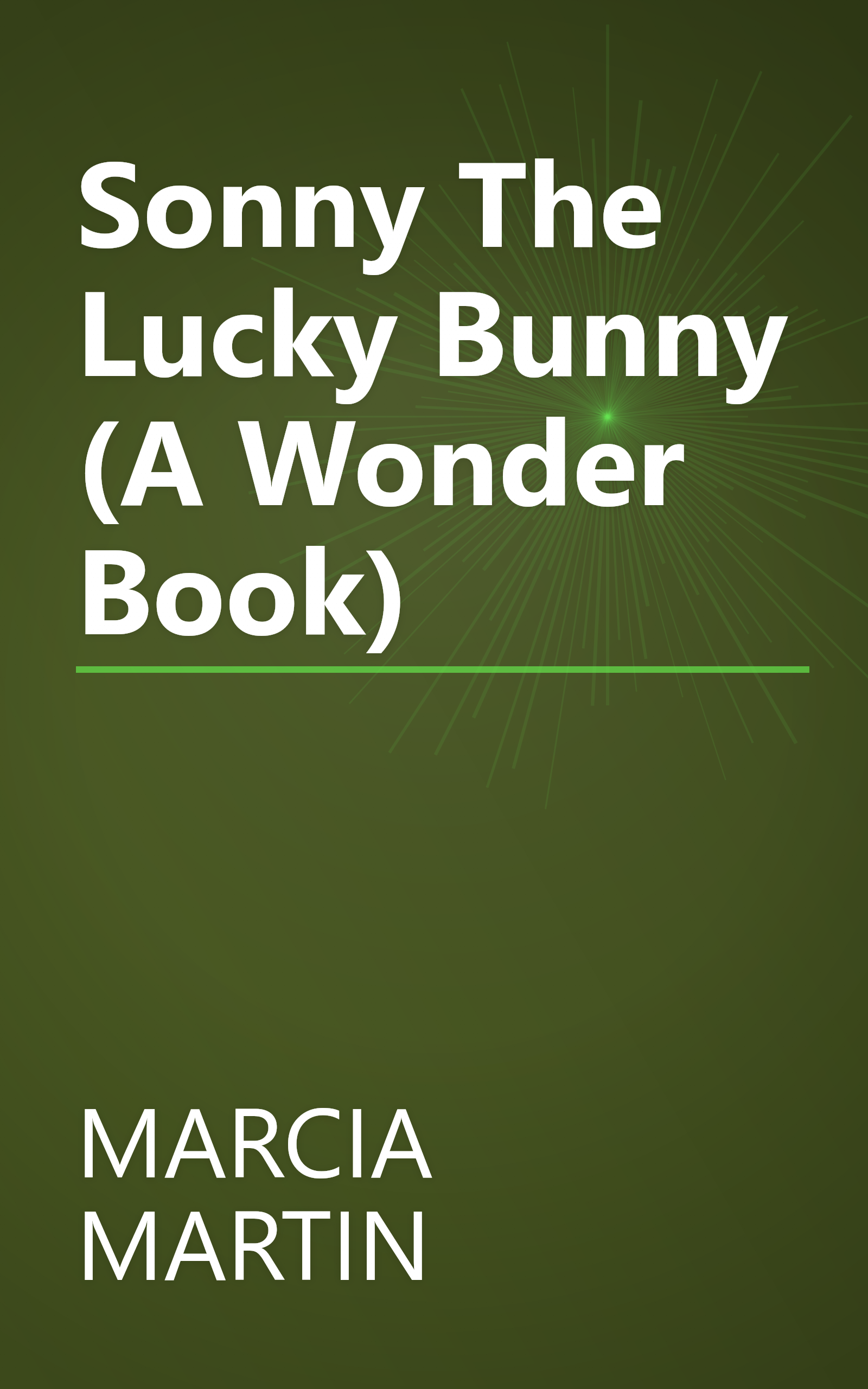 Sonny The Lucky Bunny (A Wonder Book) book cover