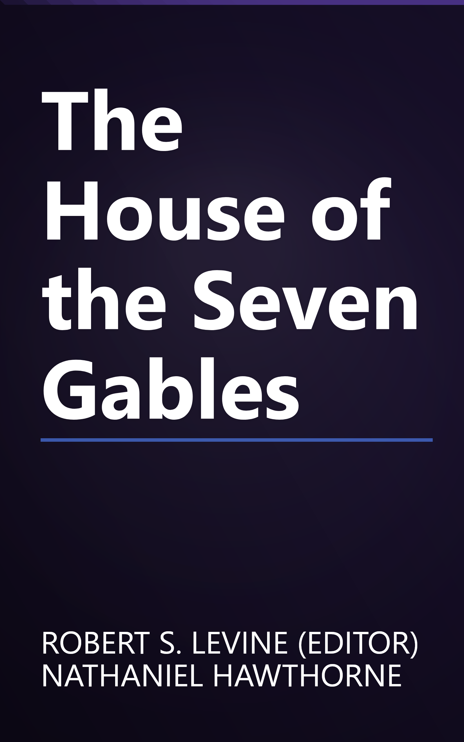 The House of the Seven Gables book cover