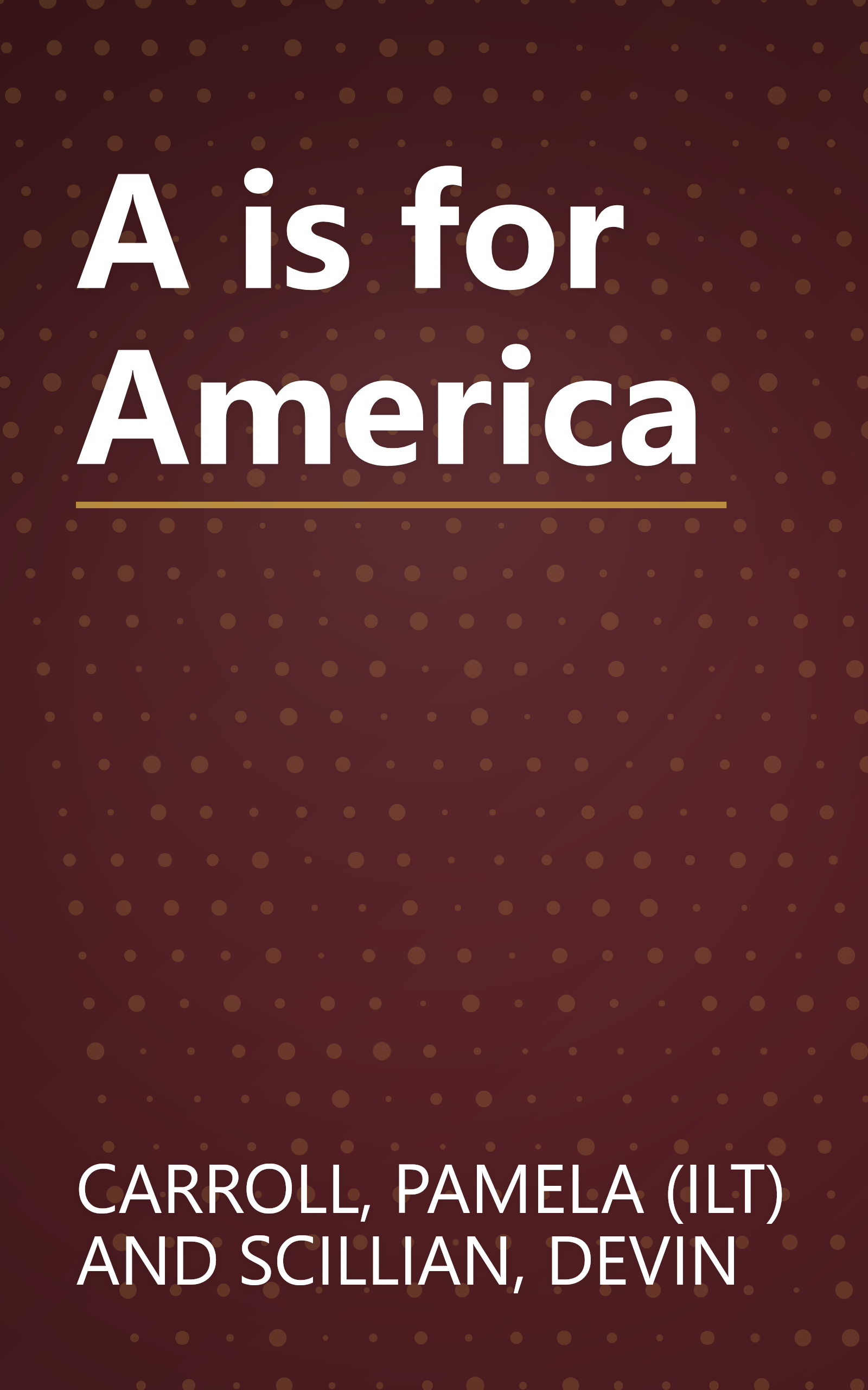 A is for America book cover