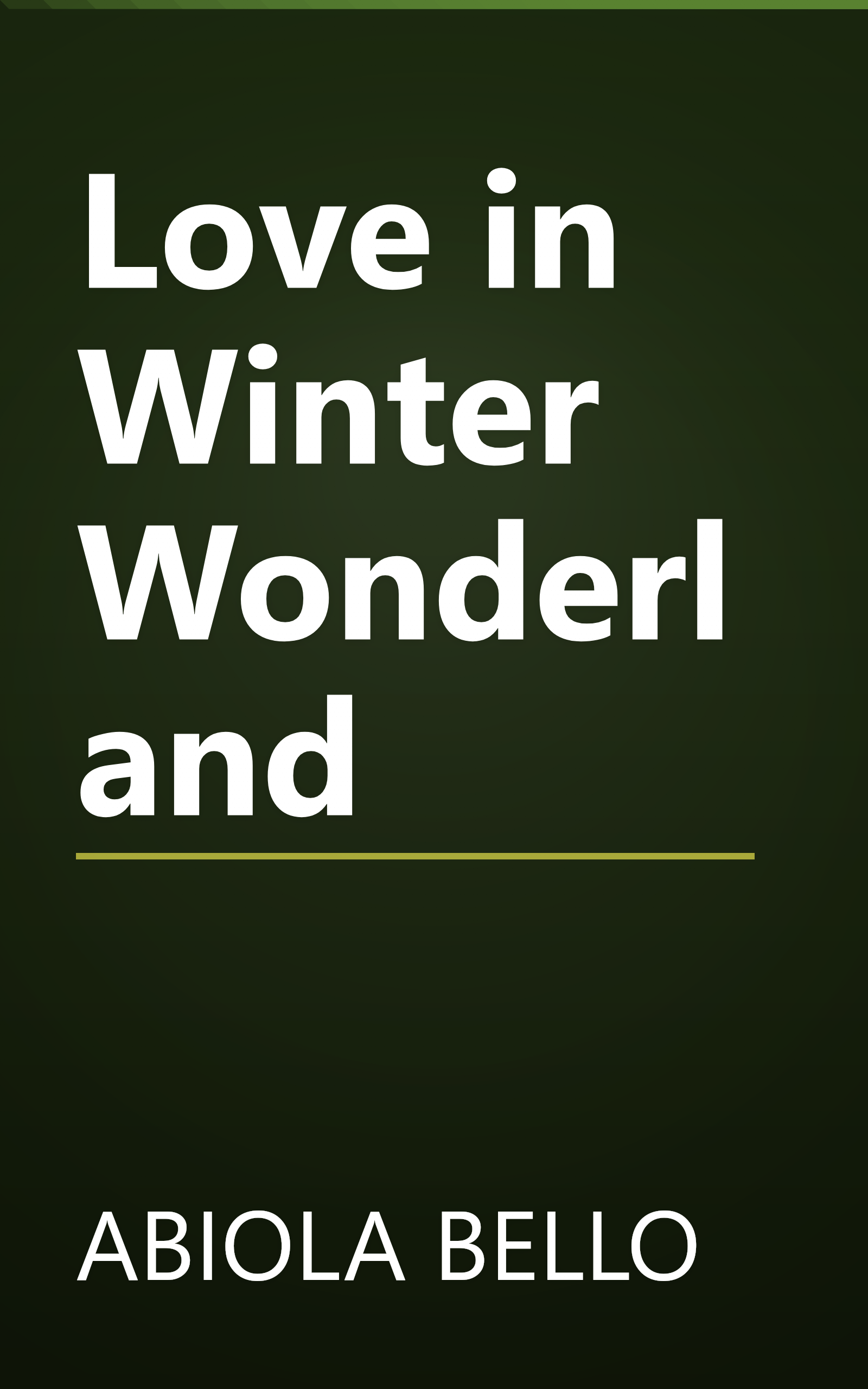 Love in Winter Wonderland book cover