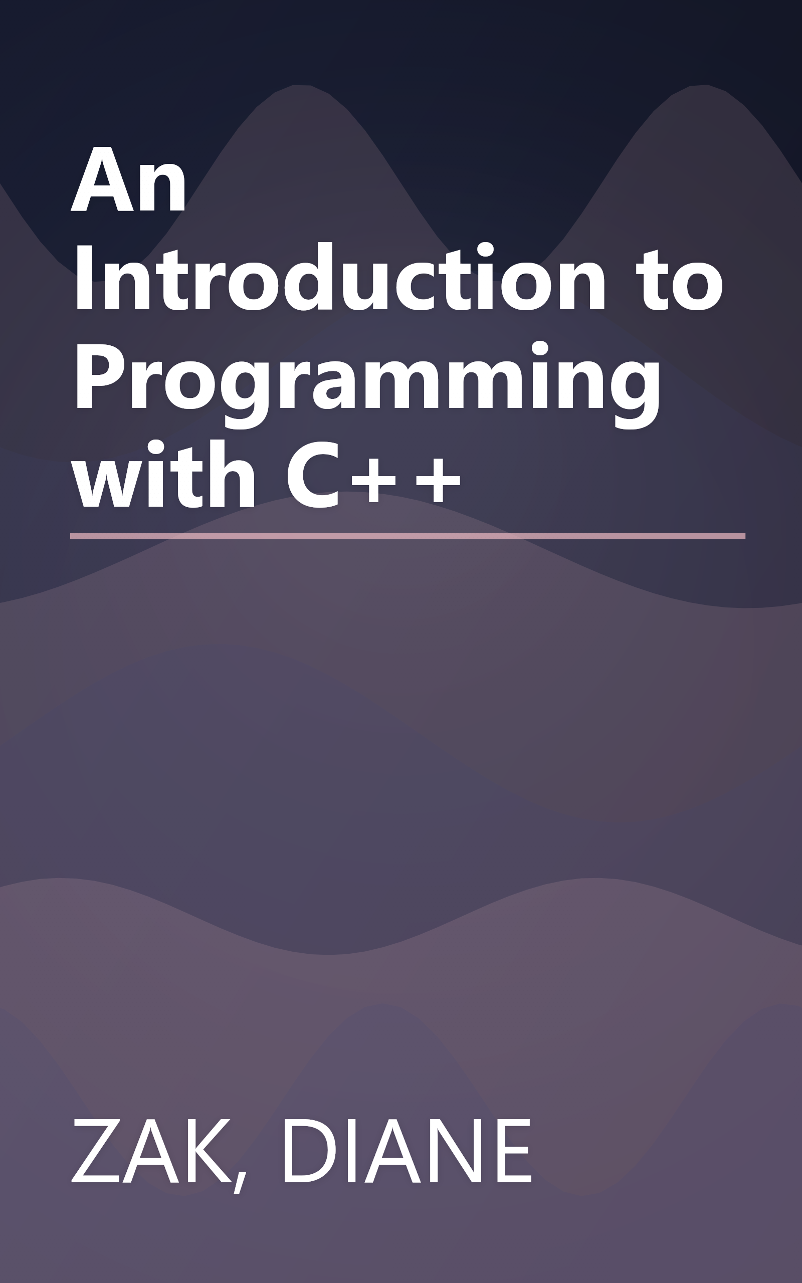 An Introduction to Programming with C++ book cover