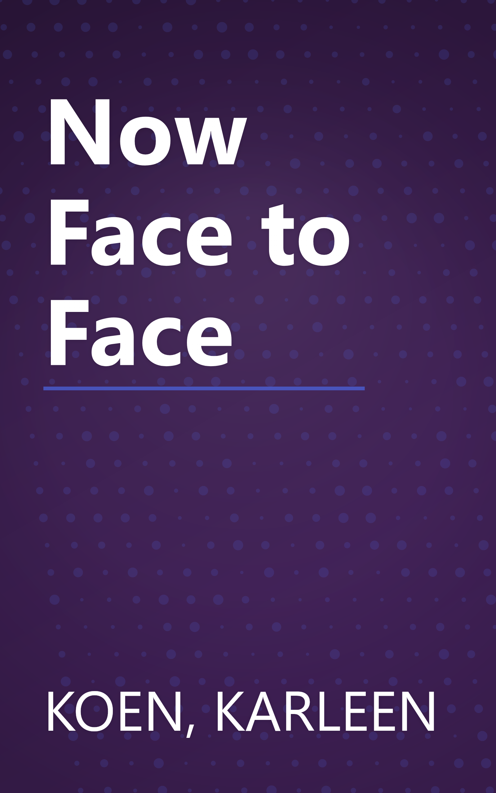 Now Face to Face book cover