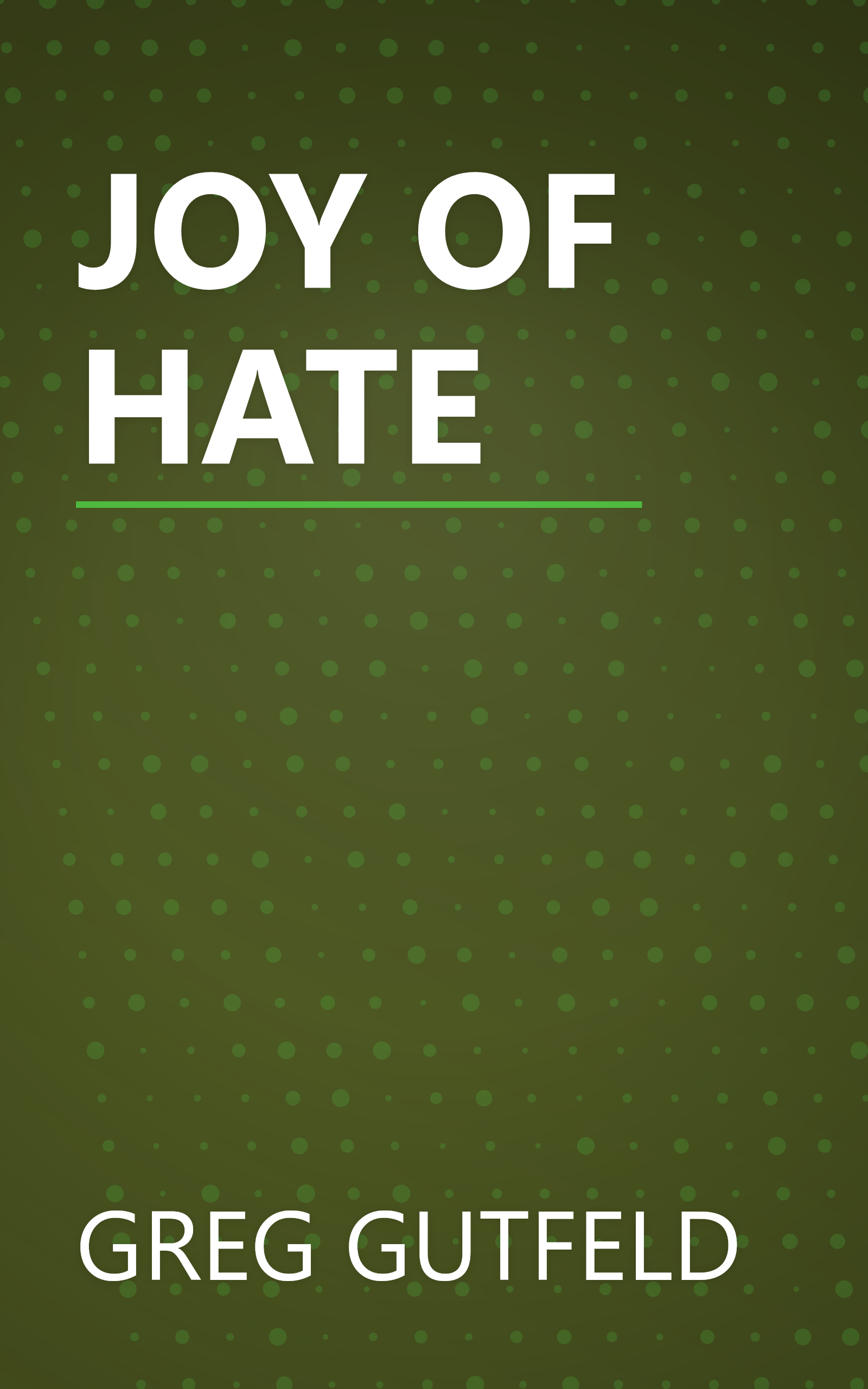 JOY OF HATE book cover