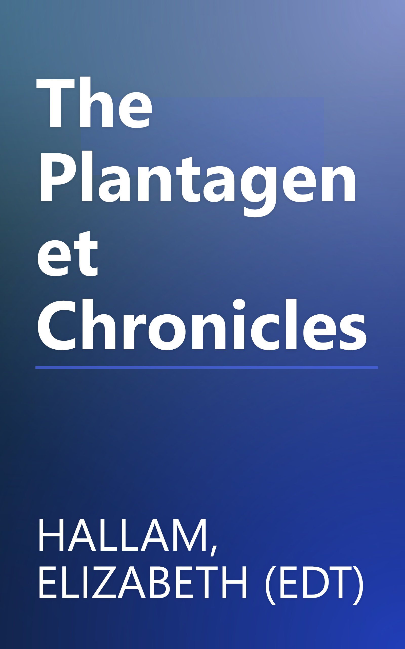 The Plantagenet Chronicles book cover