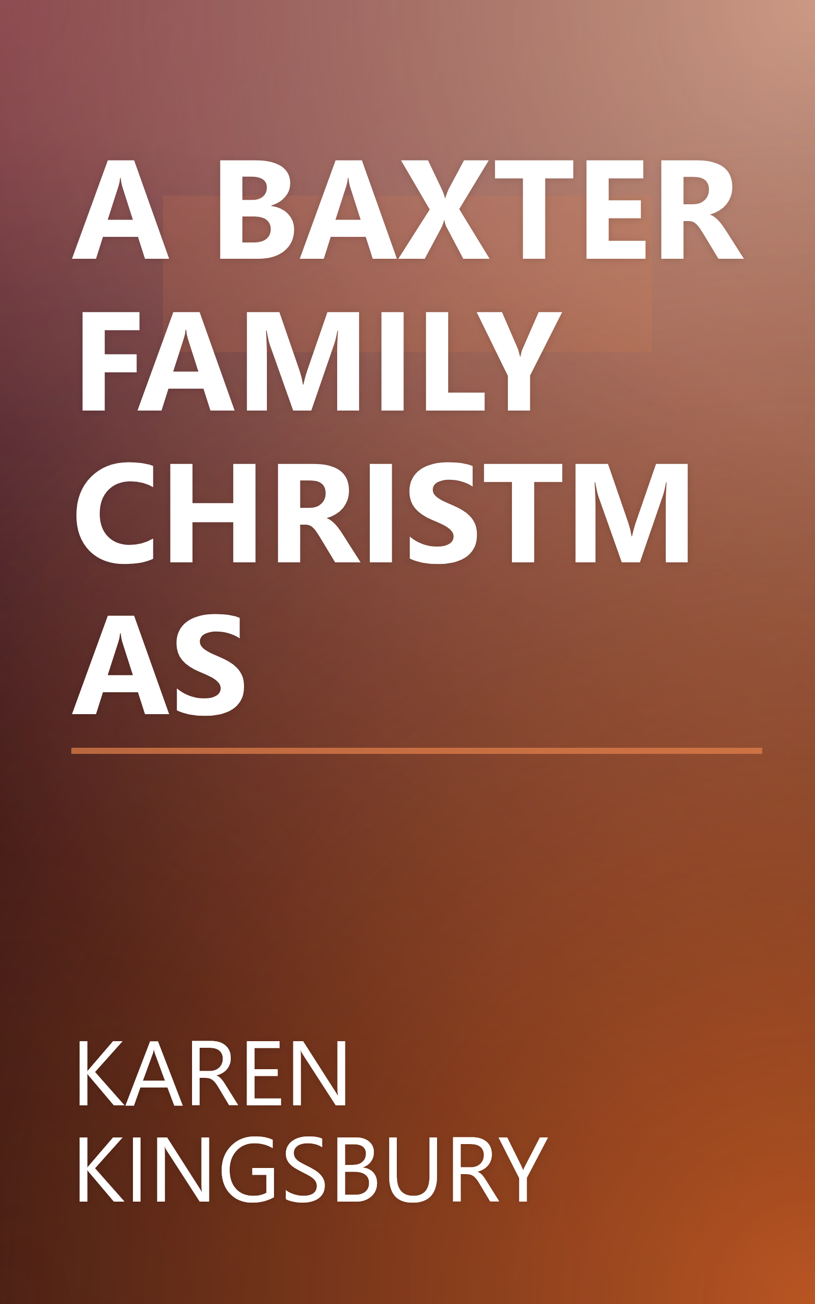 A BAXTER FAMILY CHRISTMAS book cover