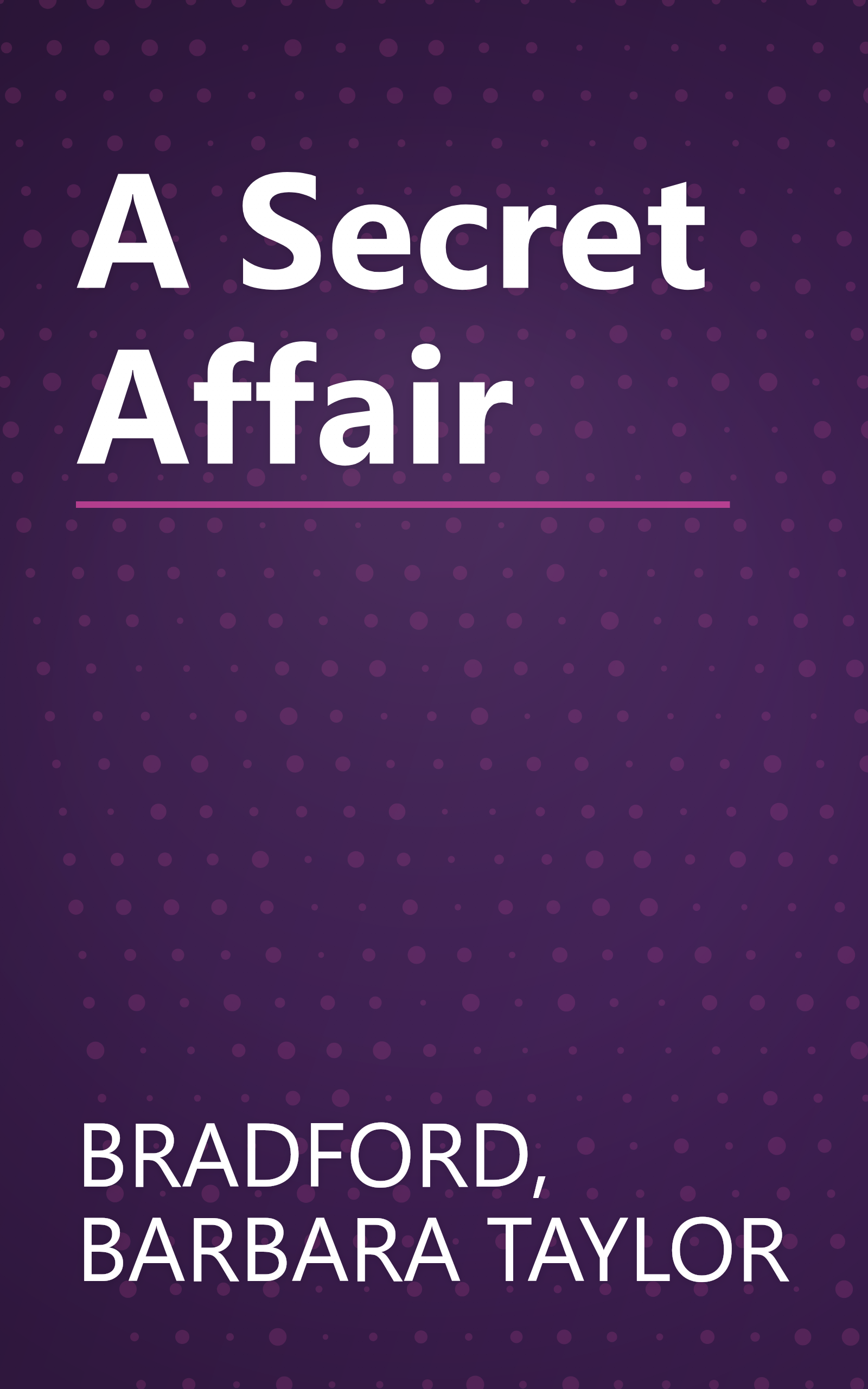 A Secret Affair book cover