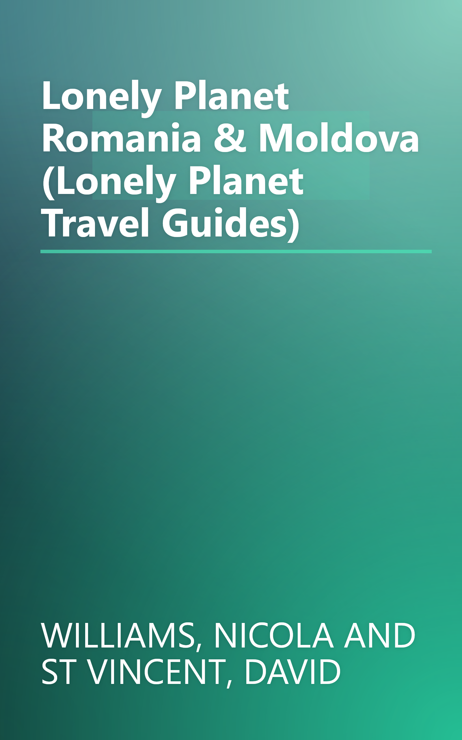 Lonely Planet Romania & Moldova (Lonely Planet Travel Guides) book cover