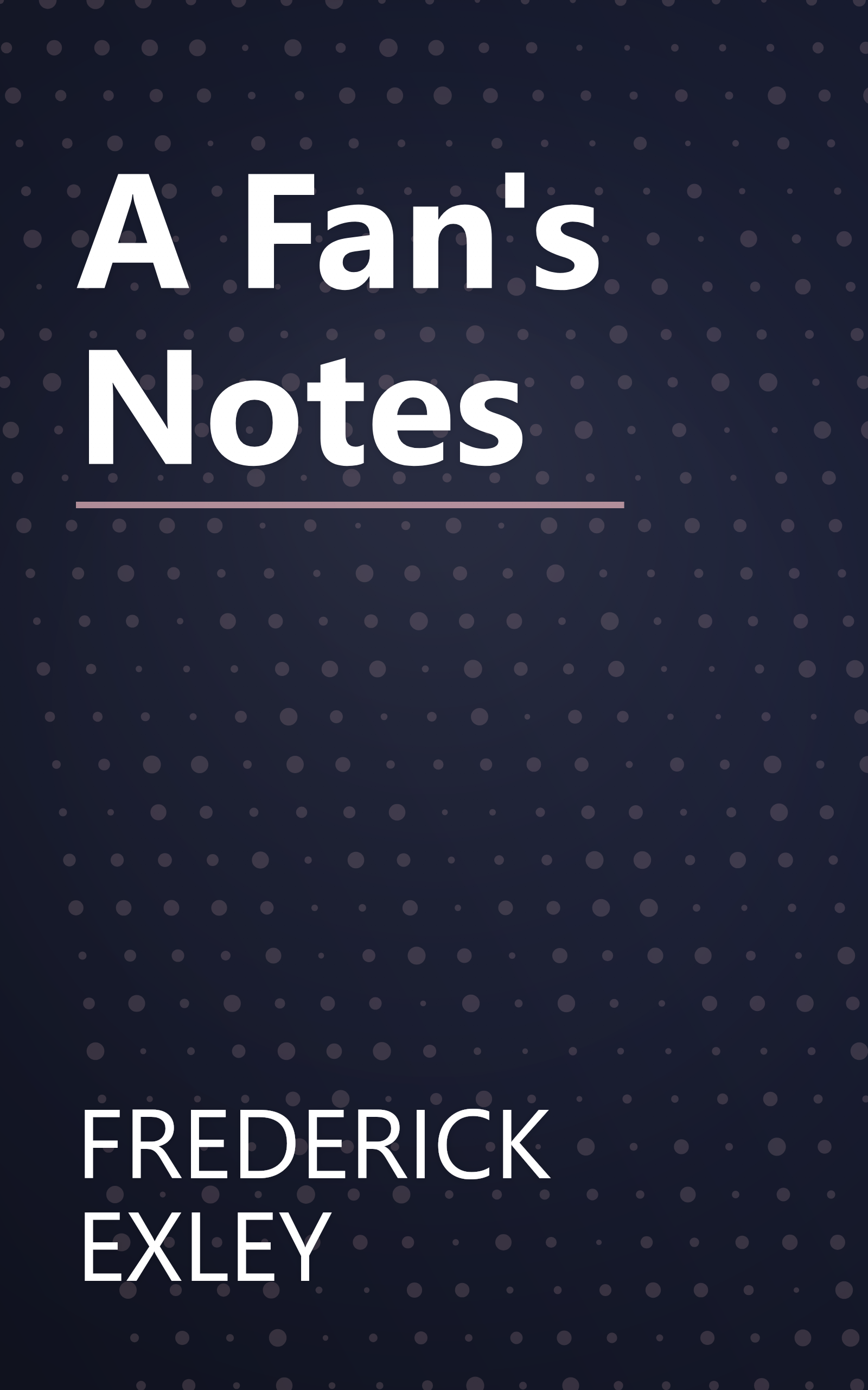 A Fan's Notes book cover