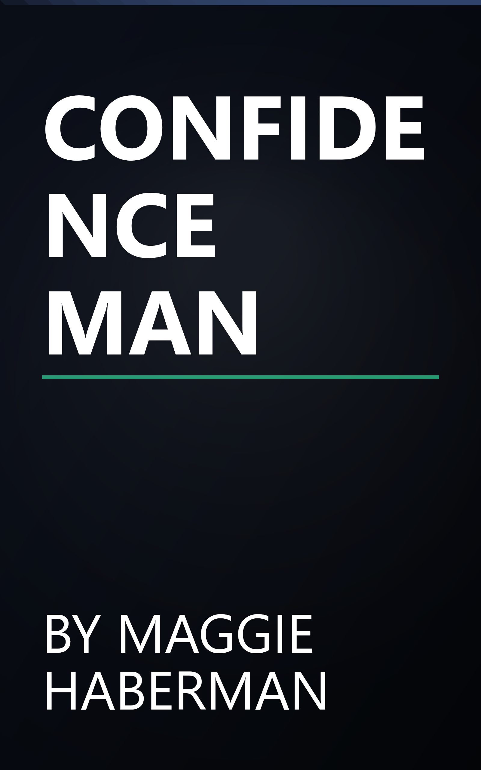 CONFIDENCE MAN book cover