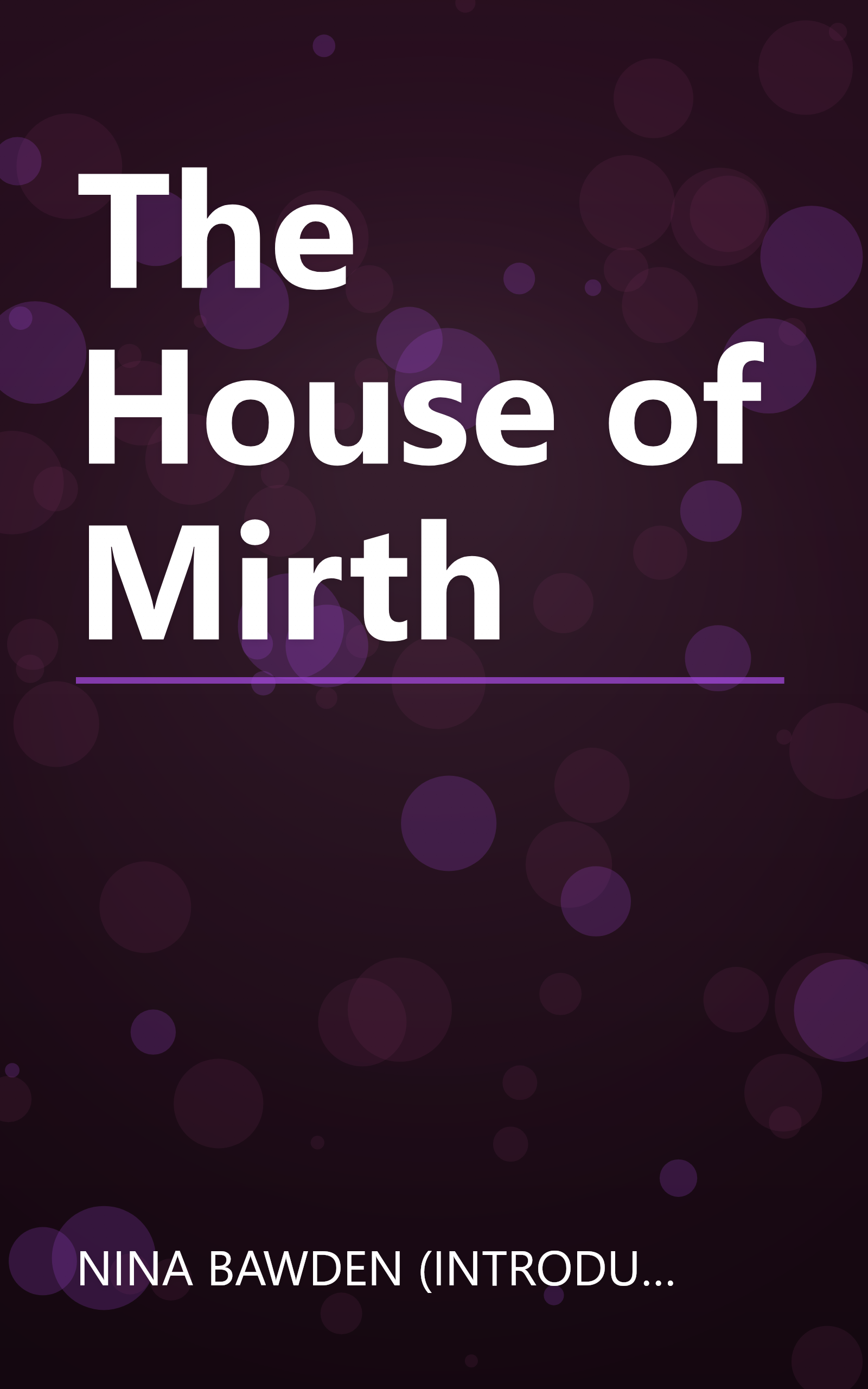 The House of Mirth book cover