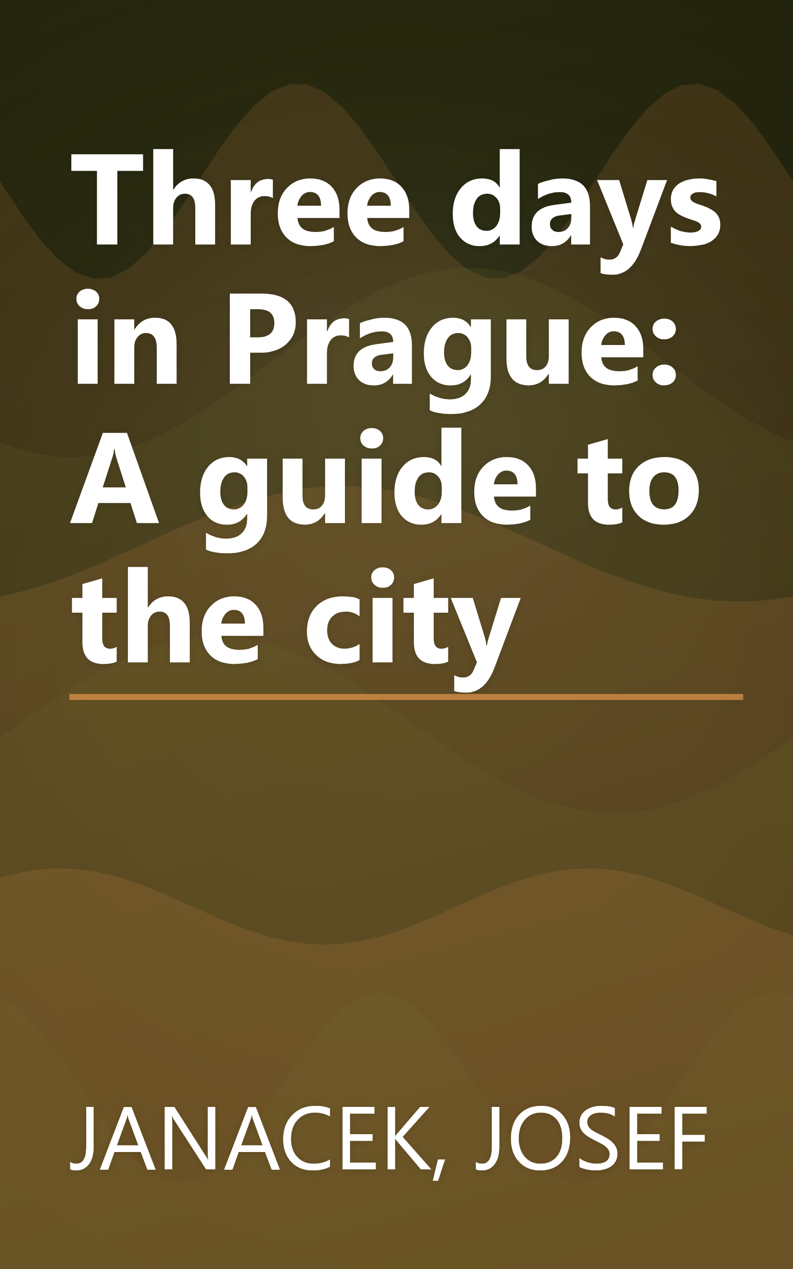 Three days in Prague: A guide to the city book cover