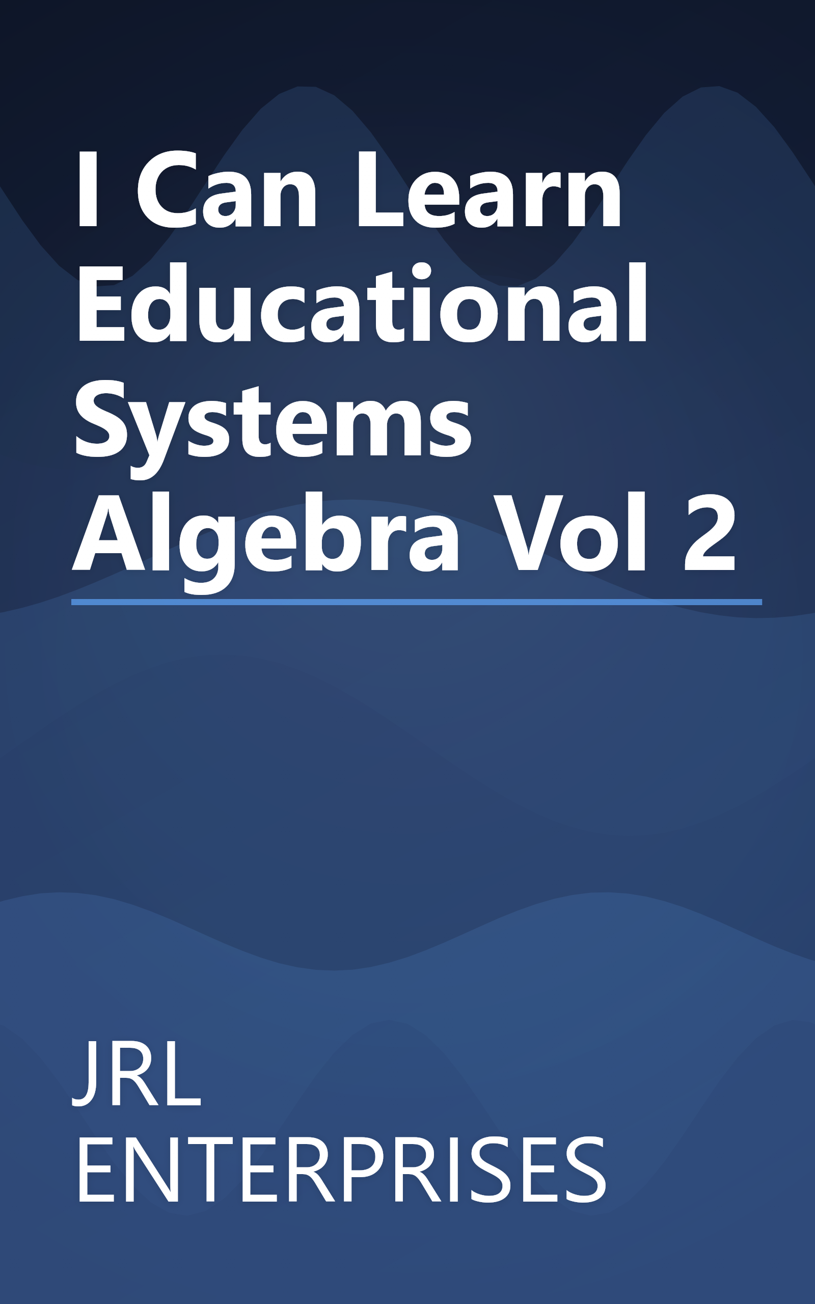 I Can Learn Educational Systems Algebra Vol 2 book cover