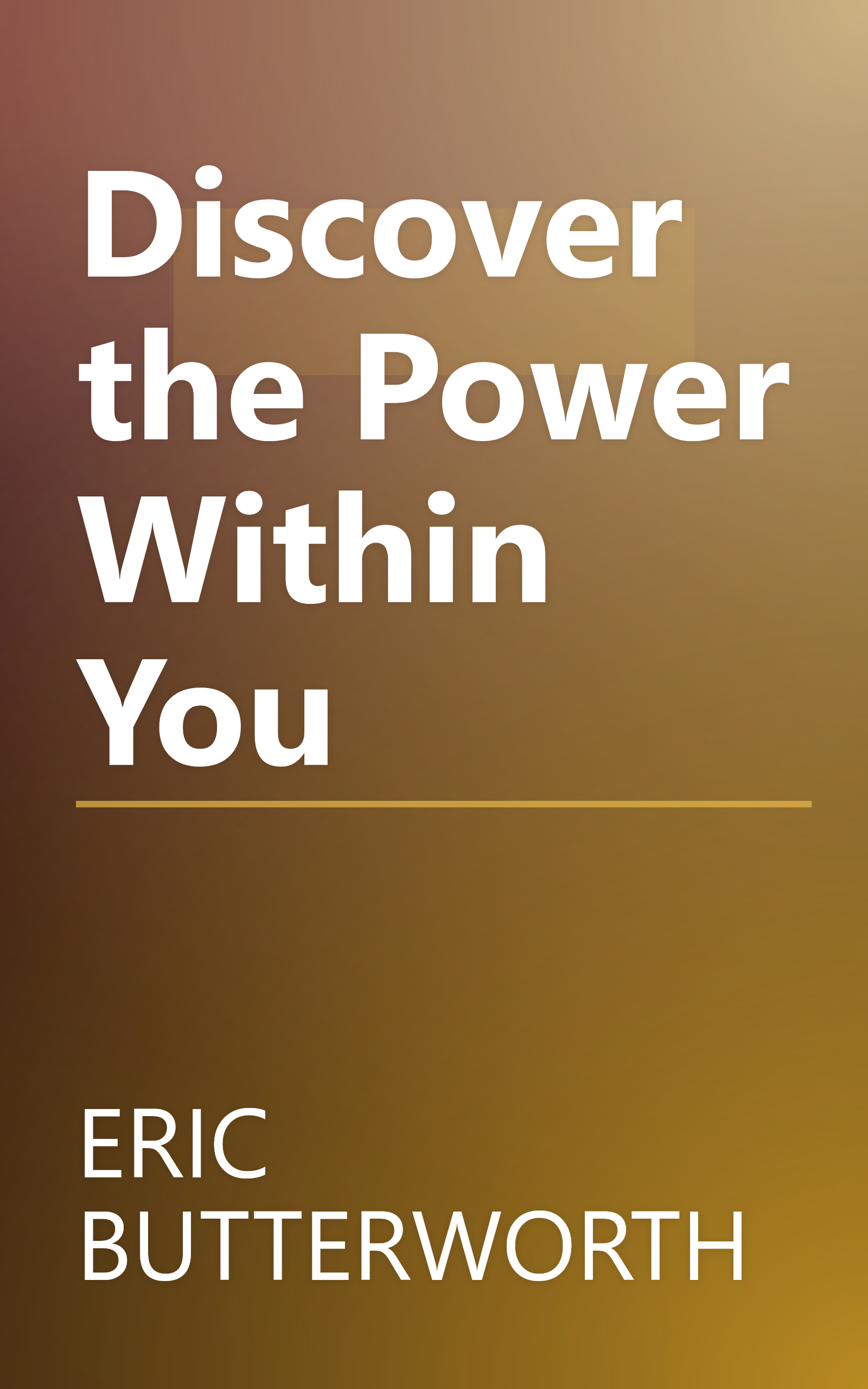 Discover the Power Within You book cover