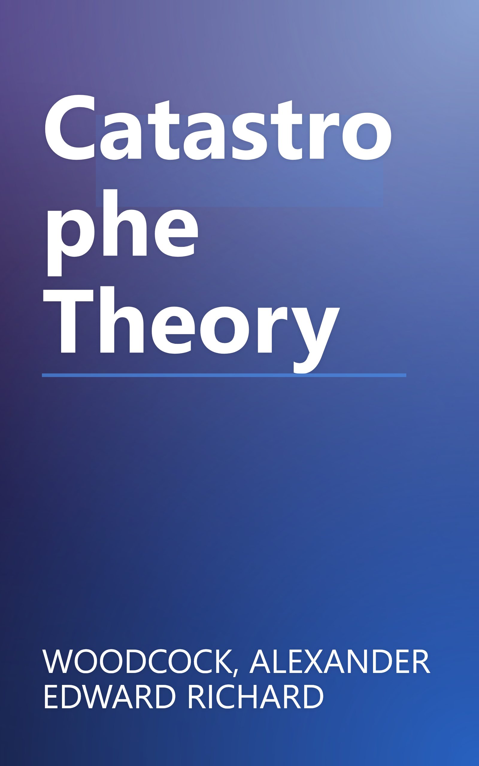 Catastrophe Theory book cover
