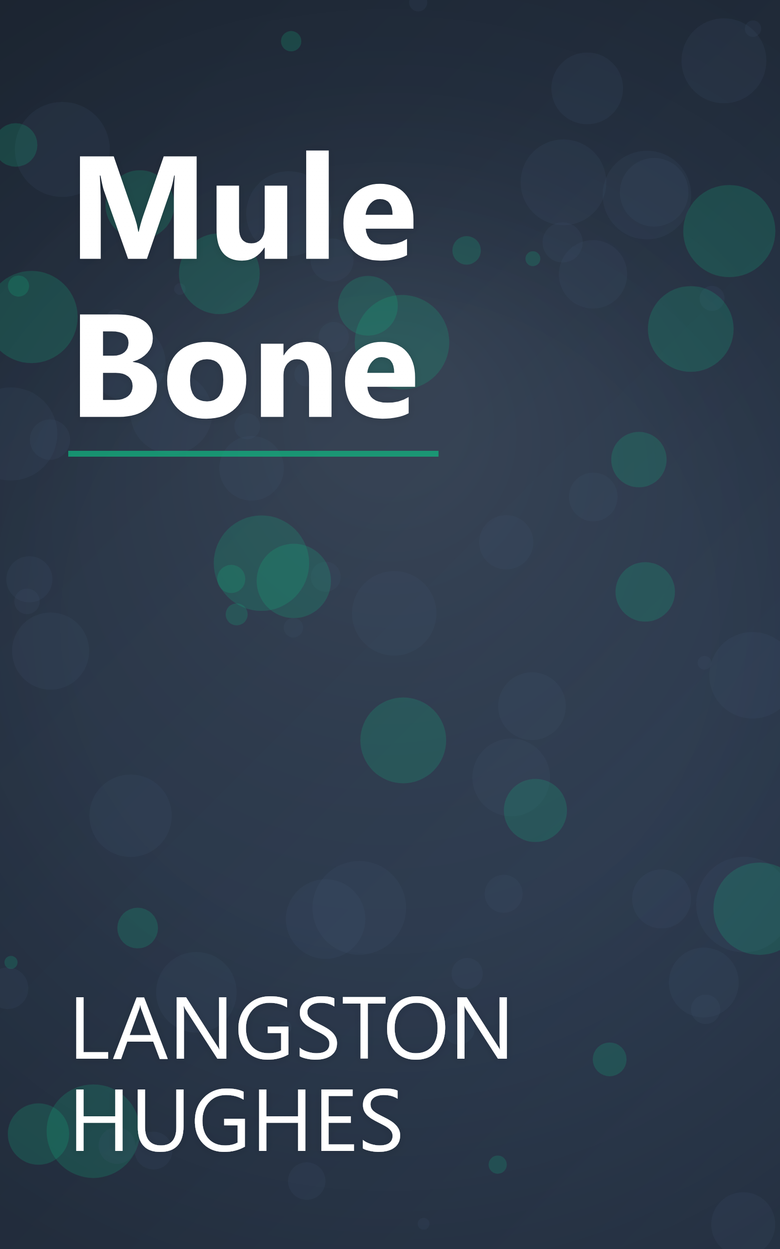 Mule Bone book cover