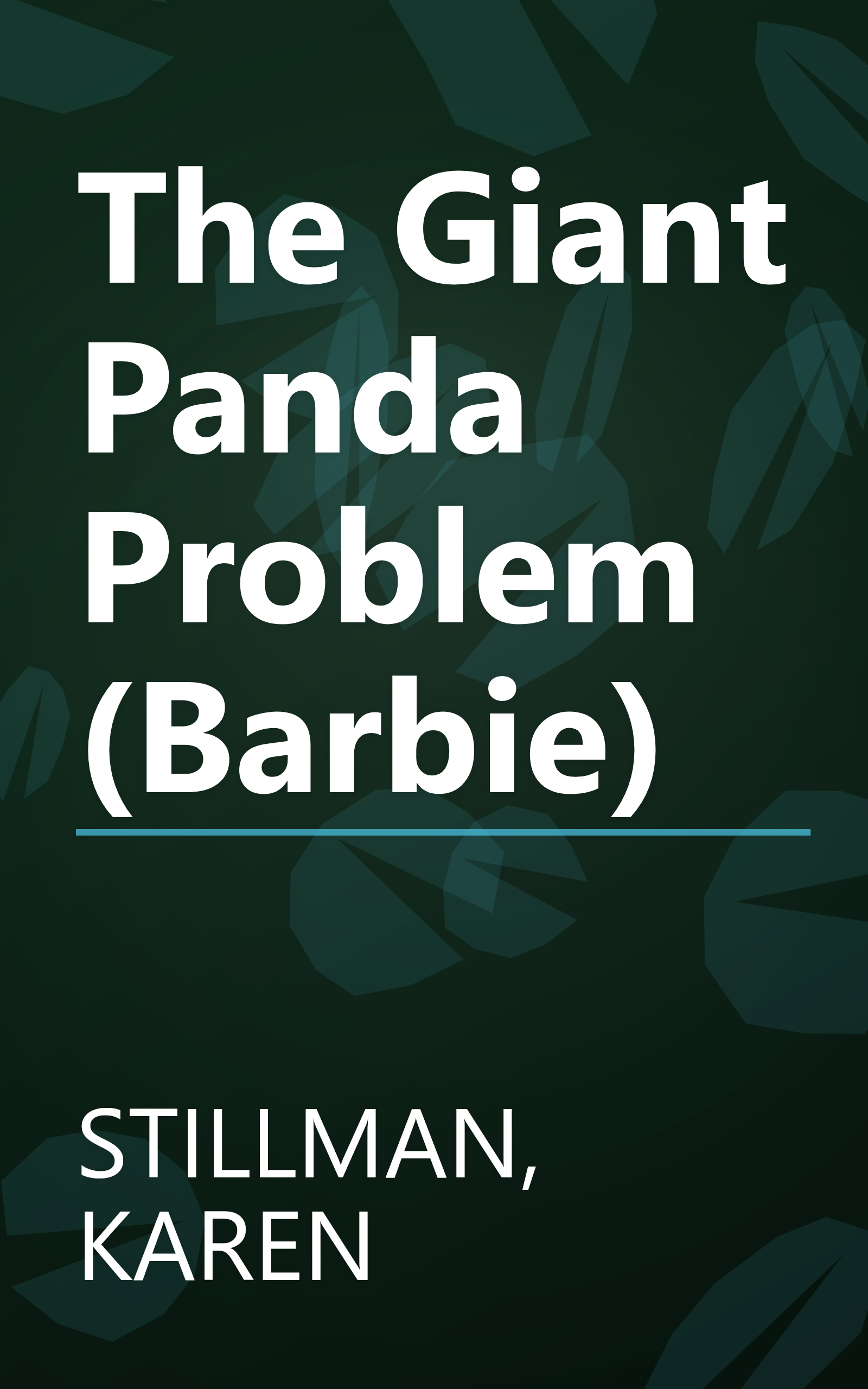 The Giant Panda Problem (Barbie) book cover