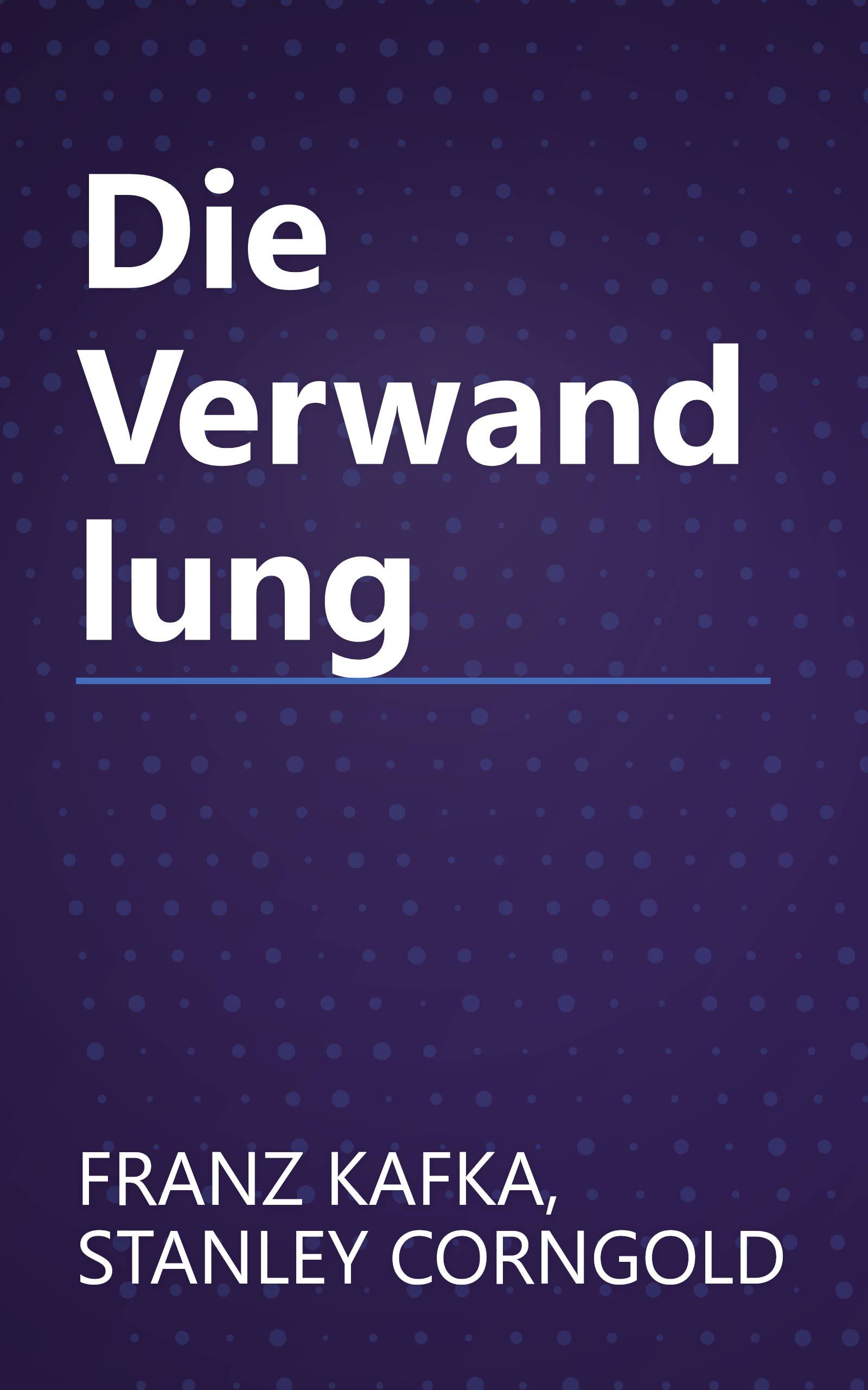 Die Verwandlung book cover