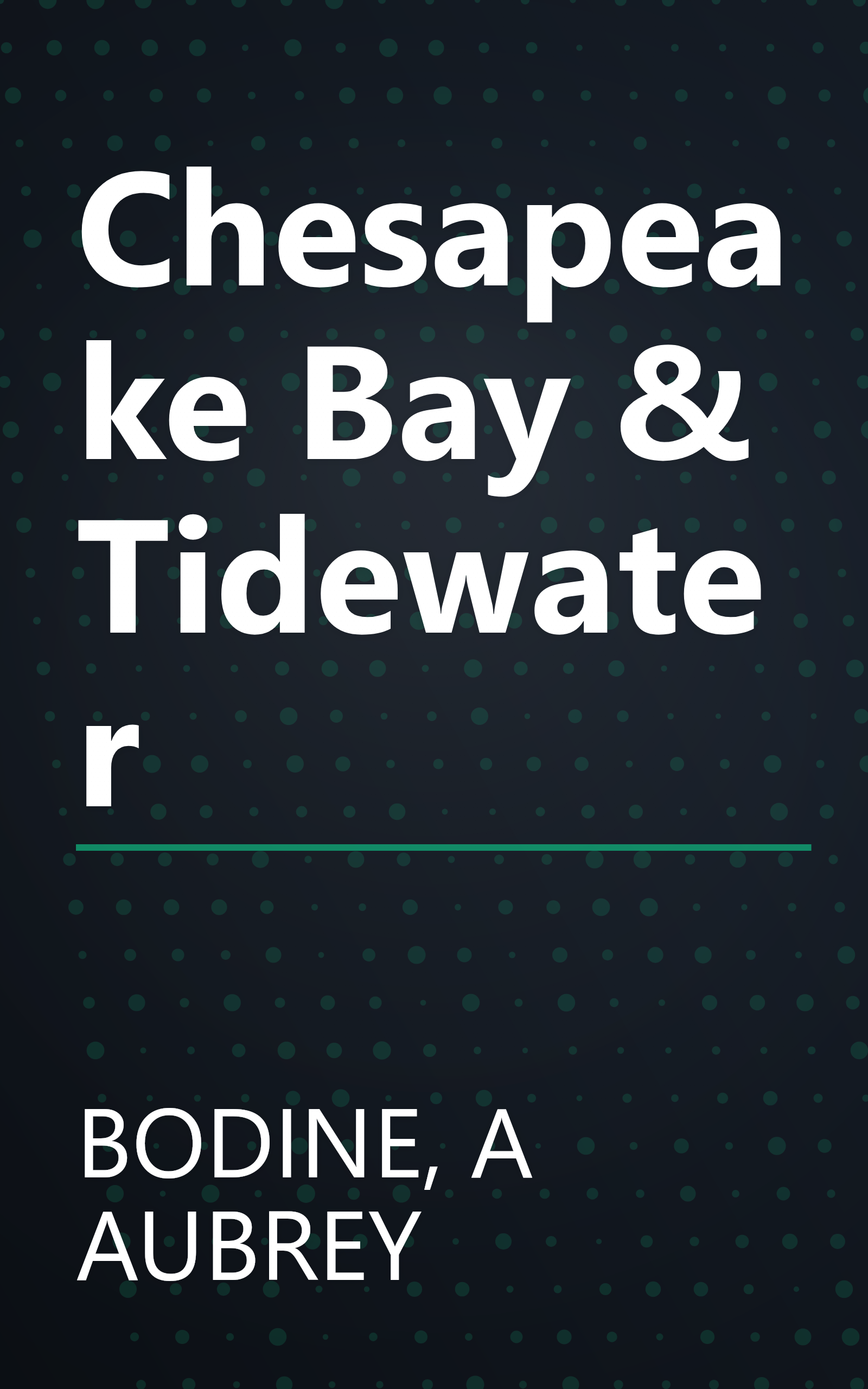 Chesapeake Bay & Tidewater book cover