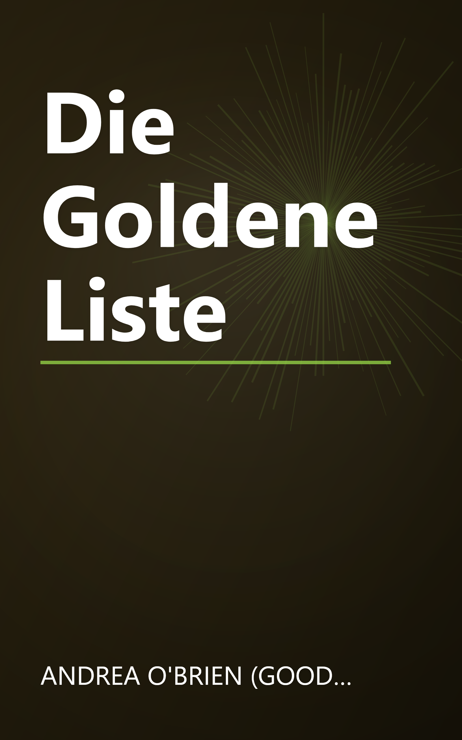 Die Goldene Liste book cover