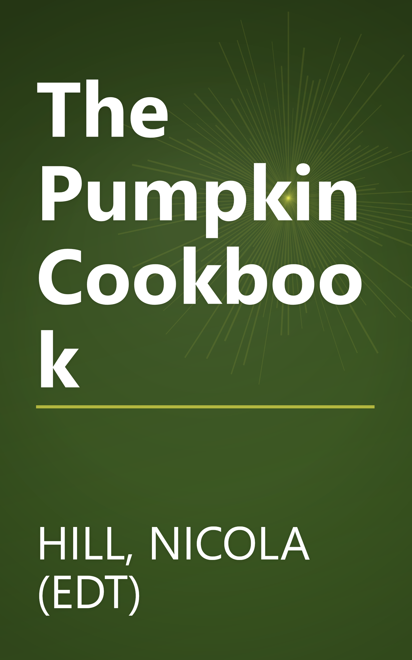 The Pumpkin Cookbook book cover