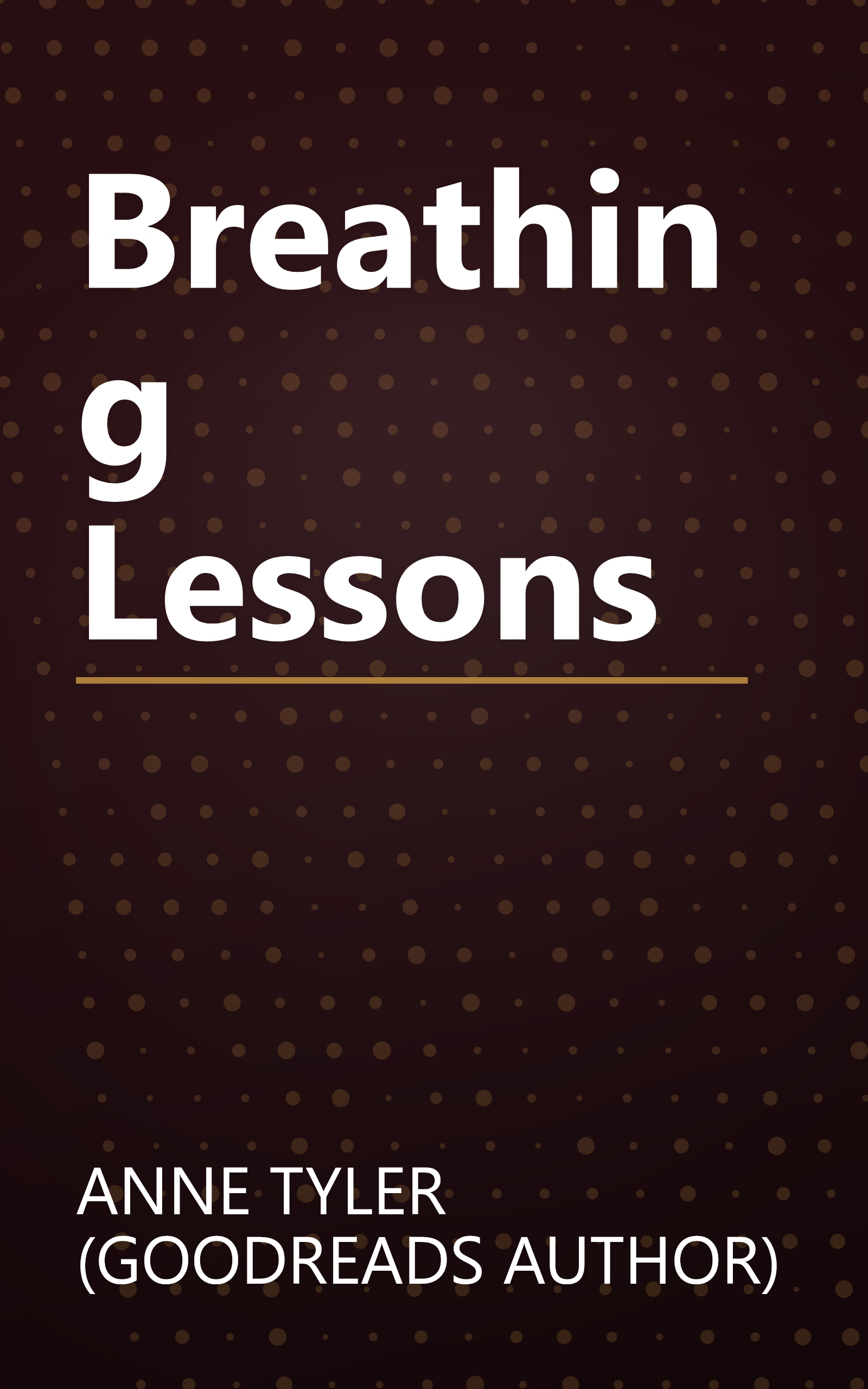 Breathing Lessons book cover