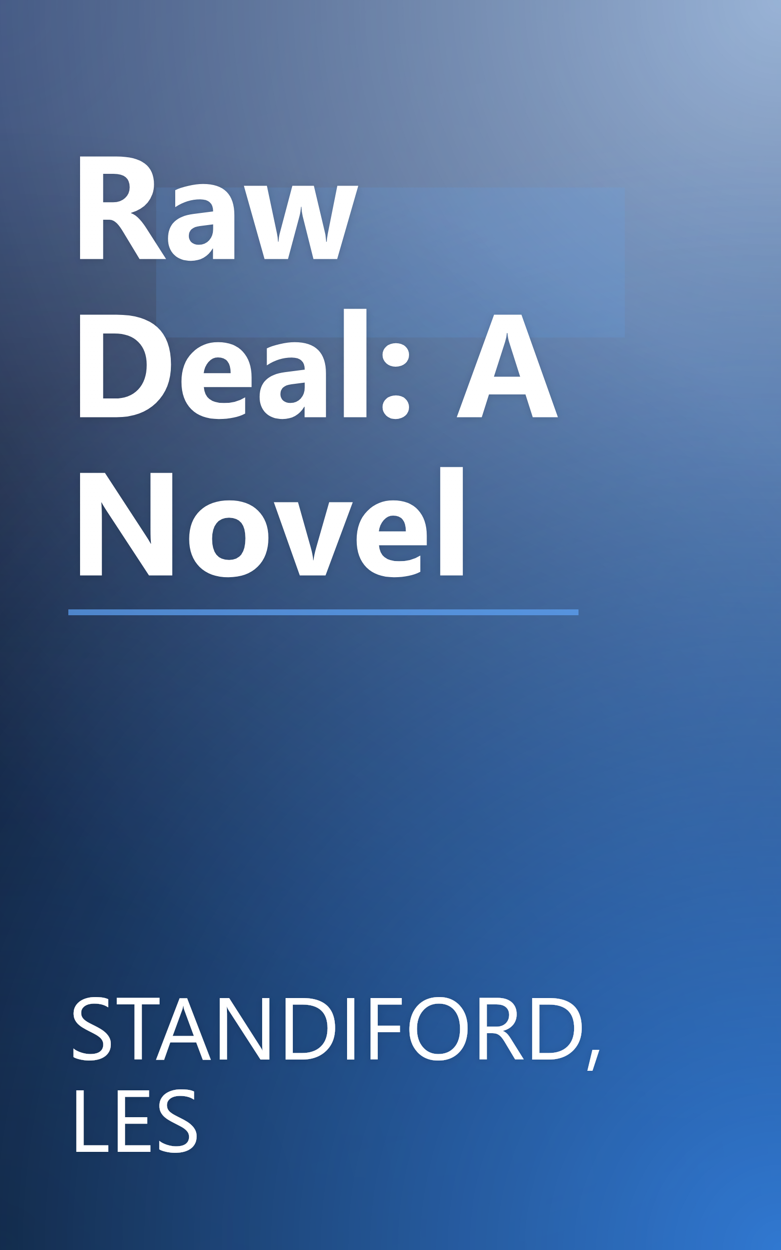 Raw Deal: A Novel book cover