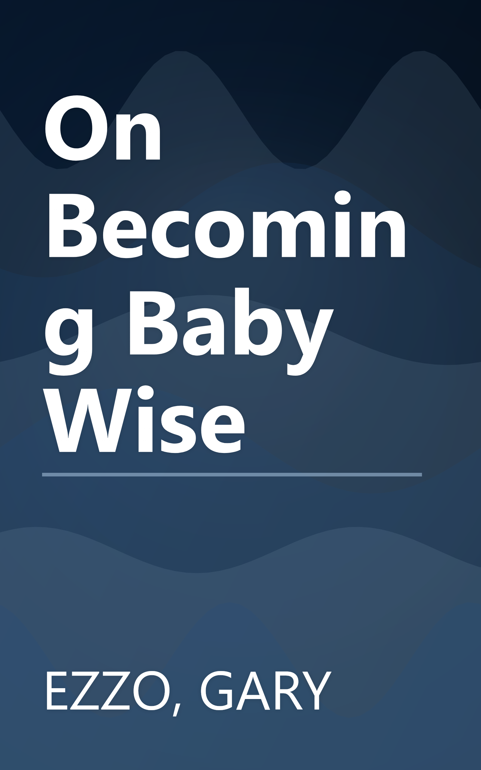 On Becoming Baby Wise book cover
