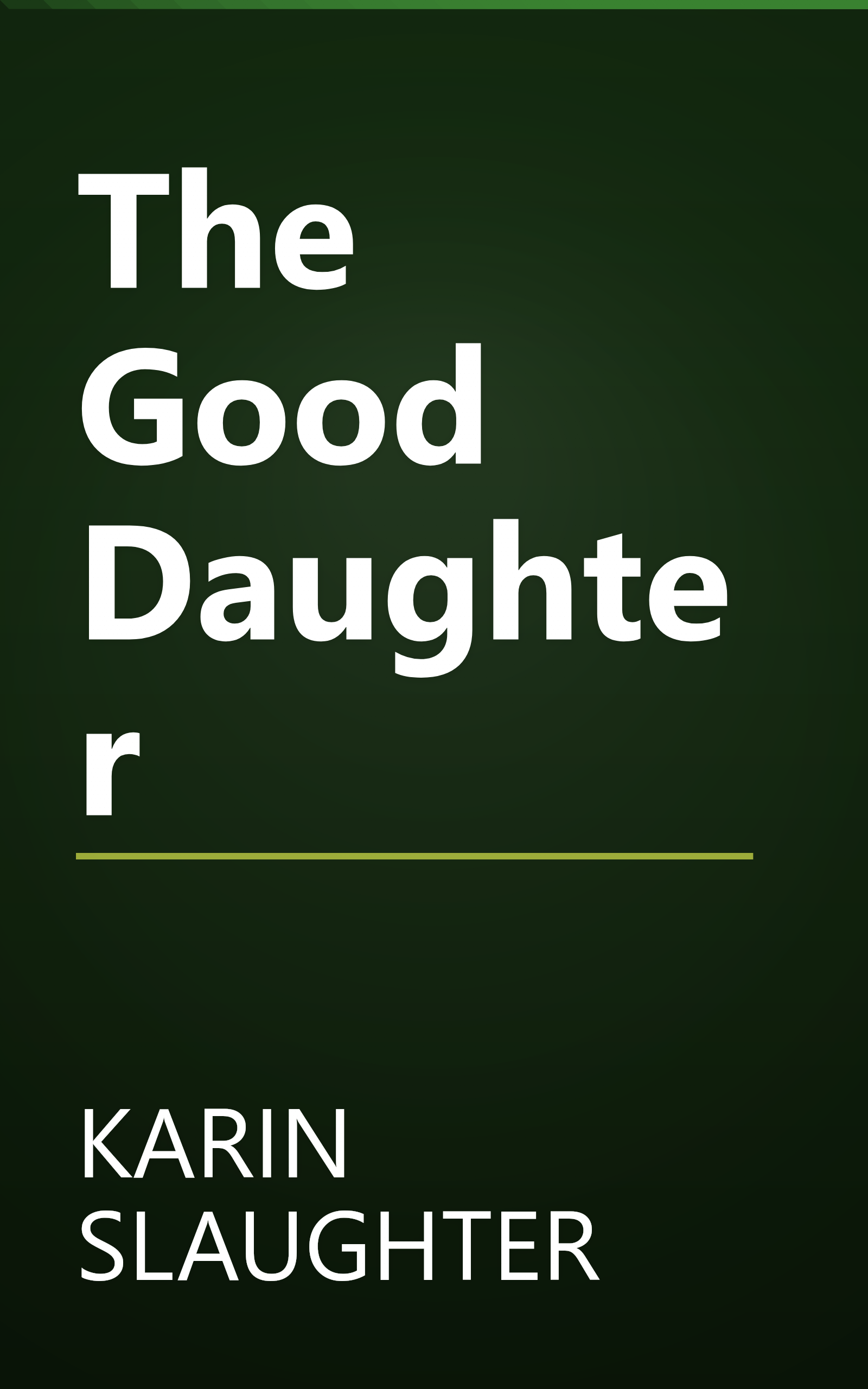 The Good Daughter book cover