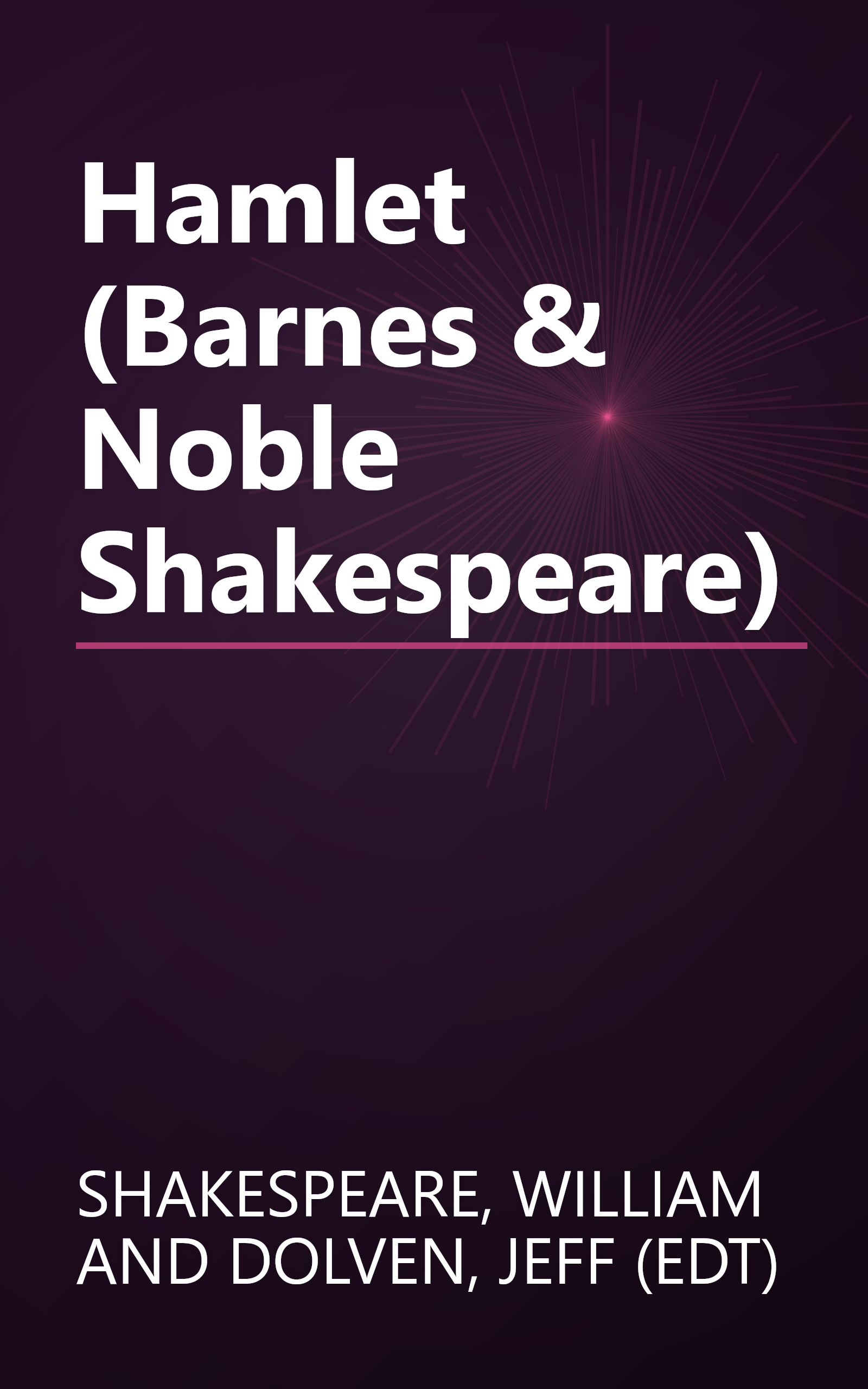 Hamlet (Barnes & Noble Shakespeare) book cover