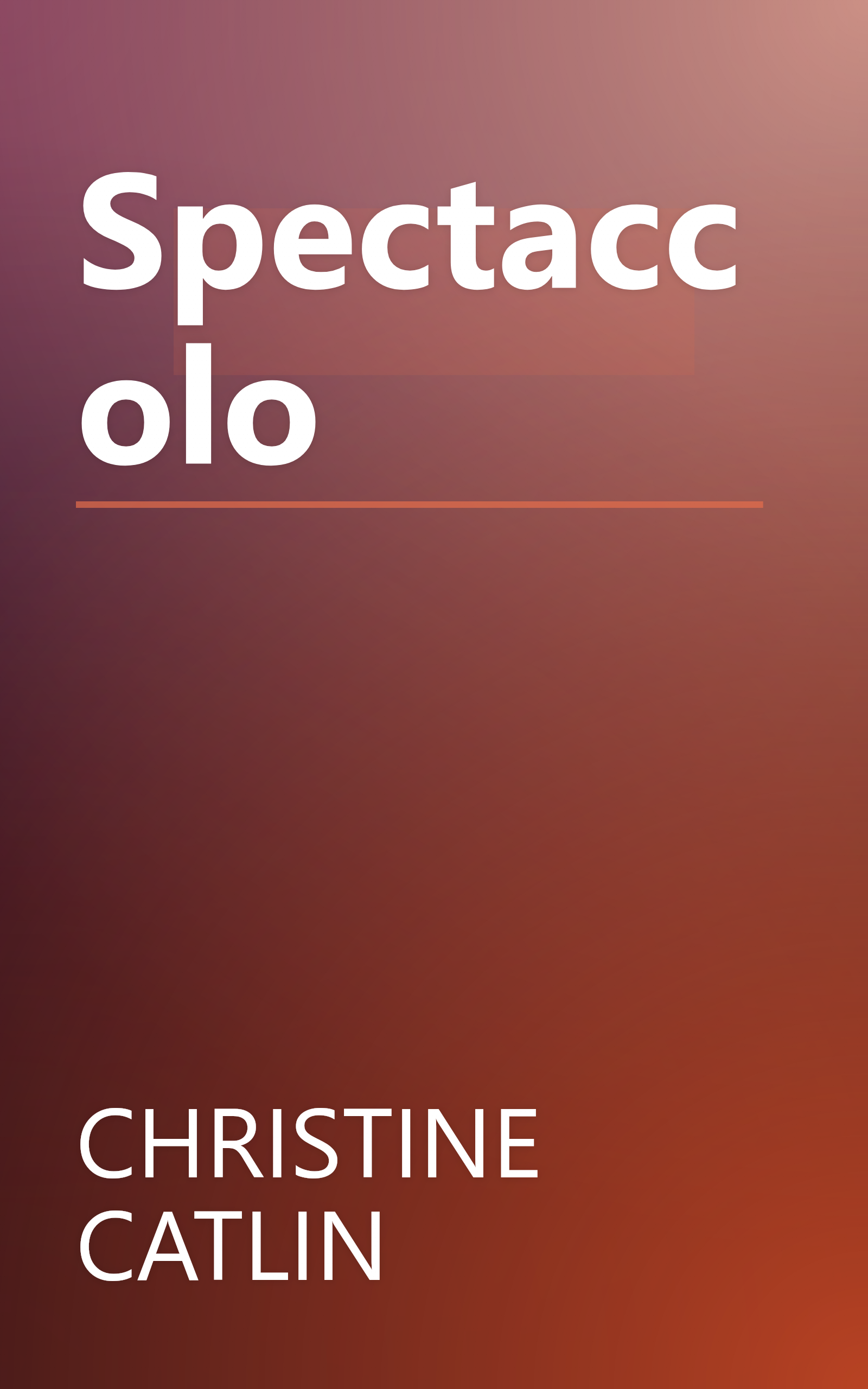 Spectaccolo book cover