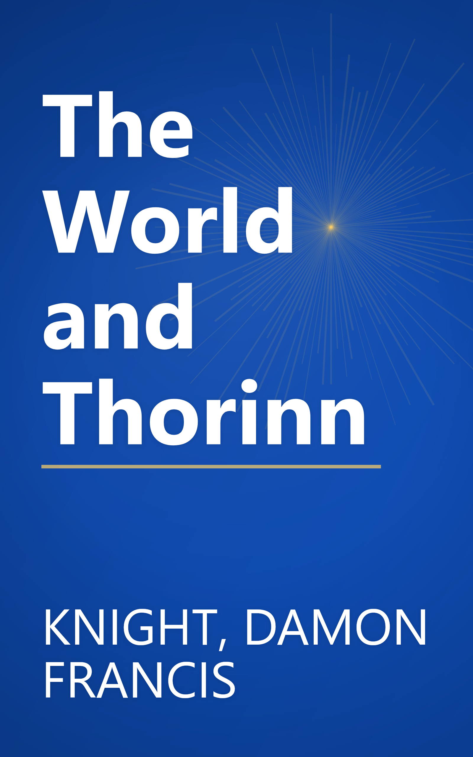 The World and Thorinn book cover