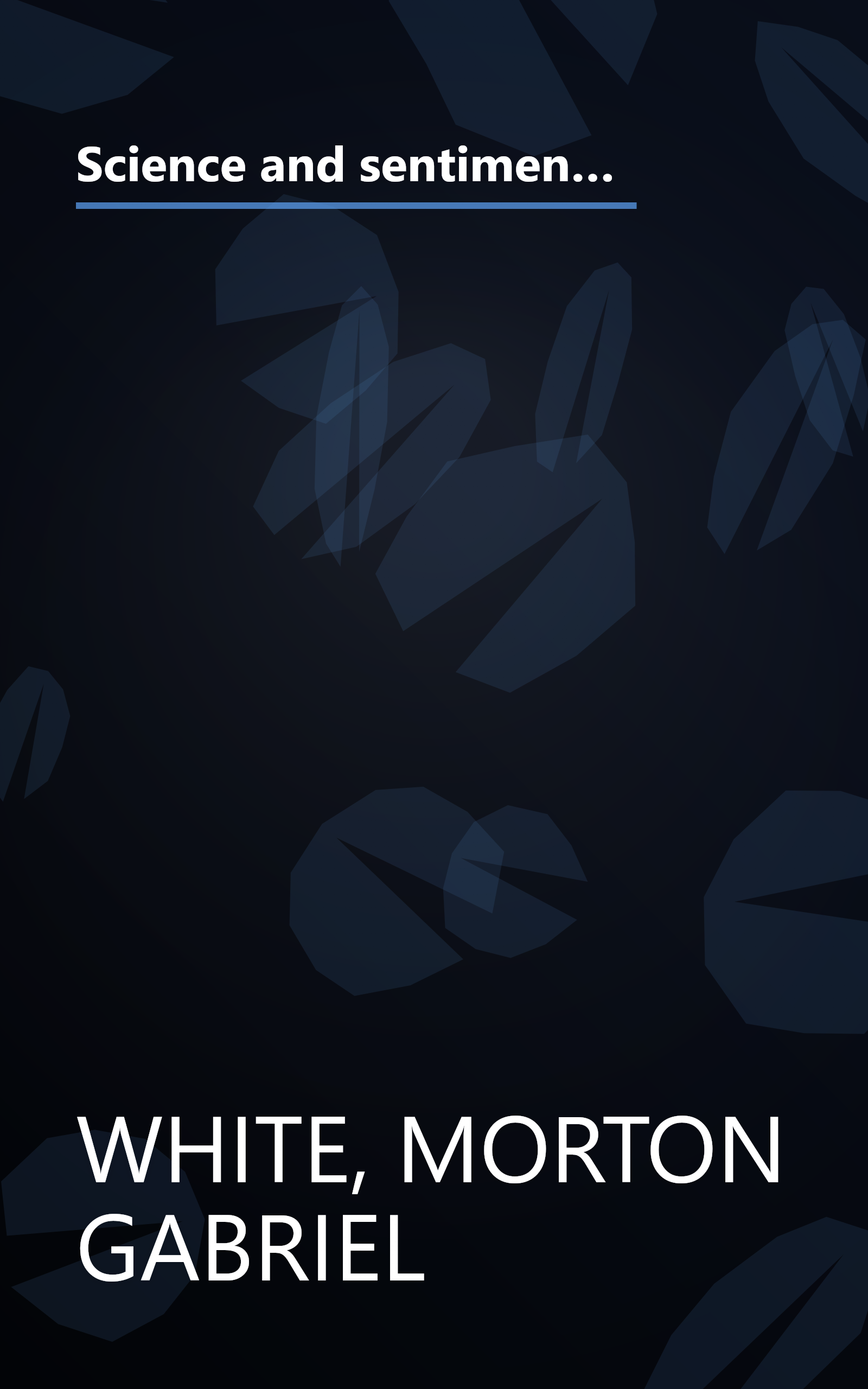 Science and sentiment in America;: Philosophical thought from Jonathan Edwards to John Dewey (A Galaxy book 391) book cover