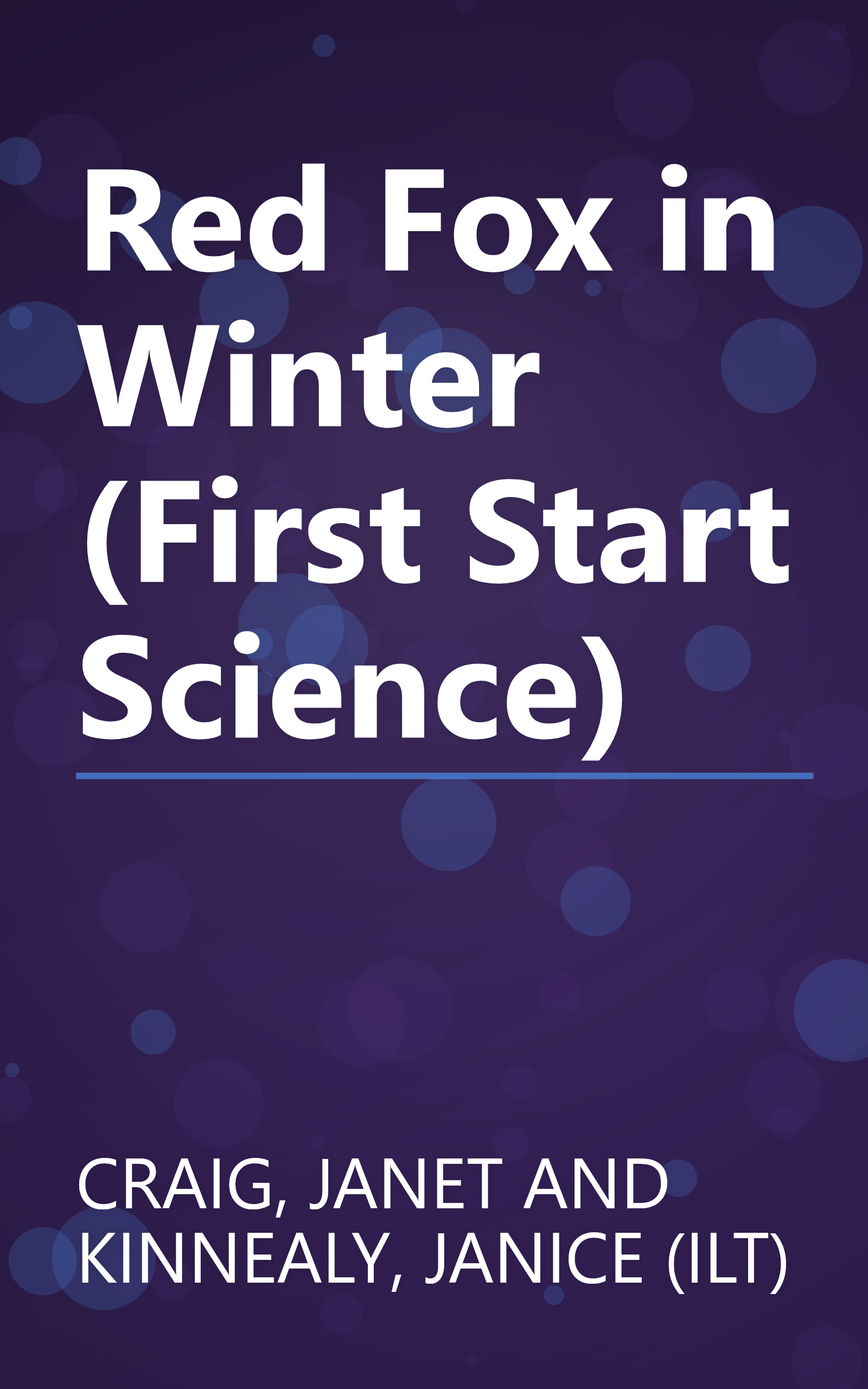 Red Fox in Winter (First Start Science) book cover