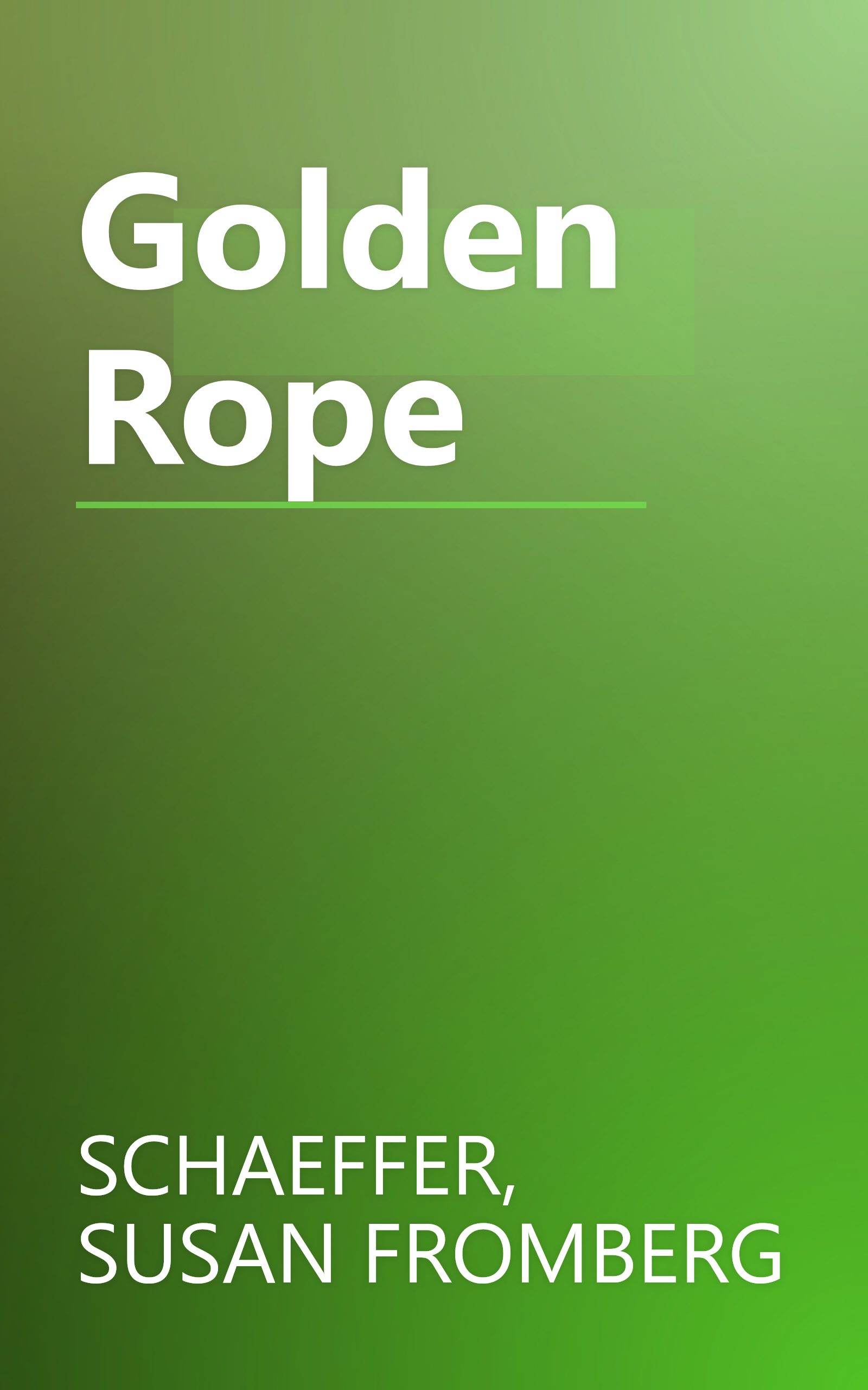 Golden Rope book cover