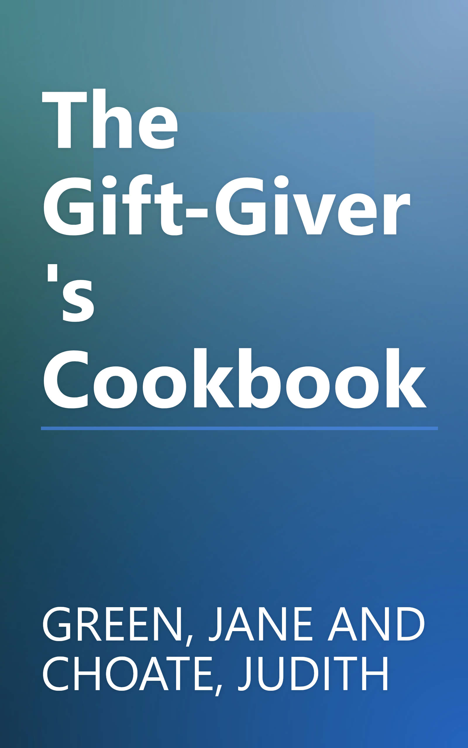 The Gift-Giver's Cookbook book cover