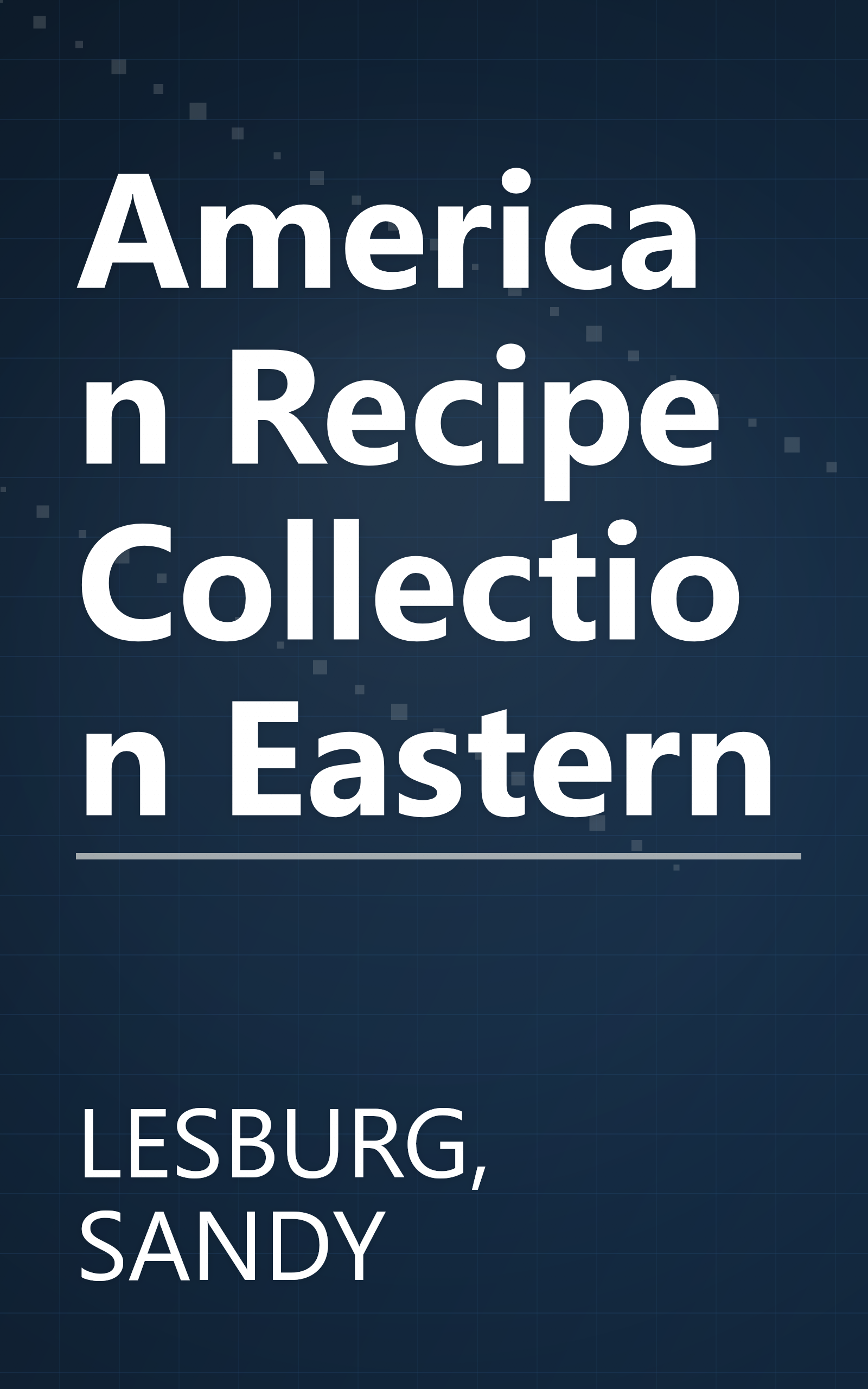 American Recipe Collection Eastern book cover