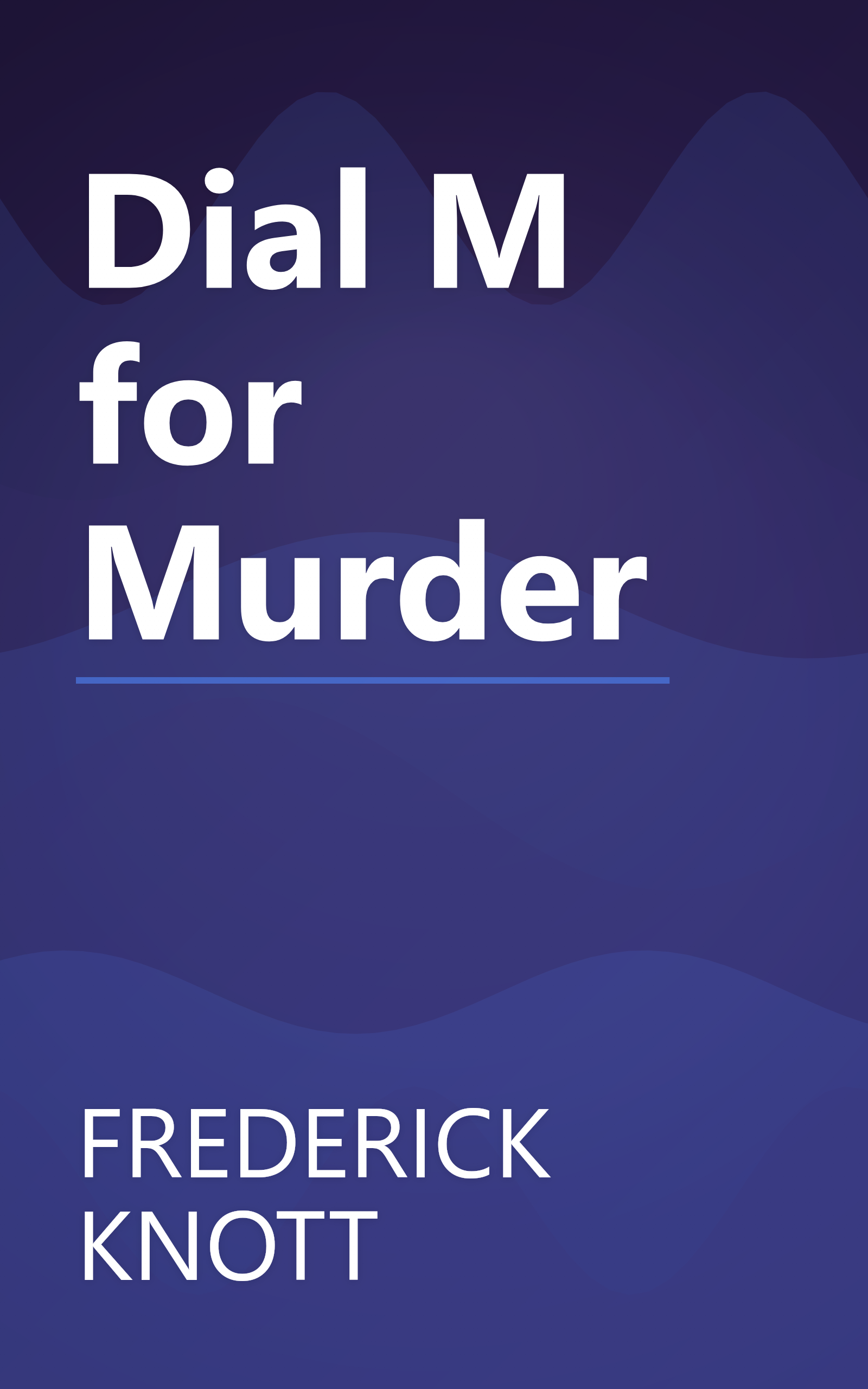 Dial M for Murder book cover