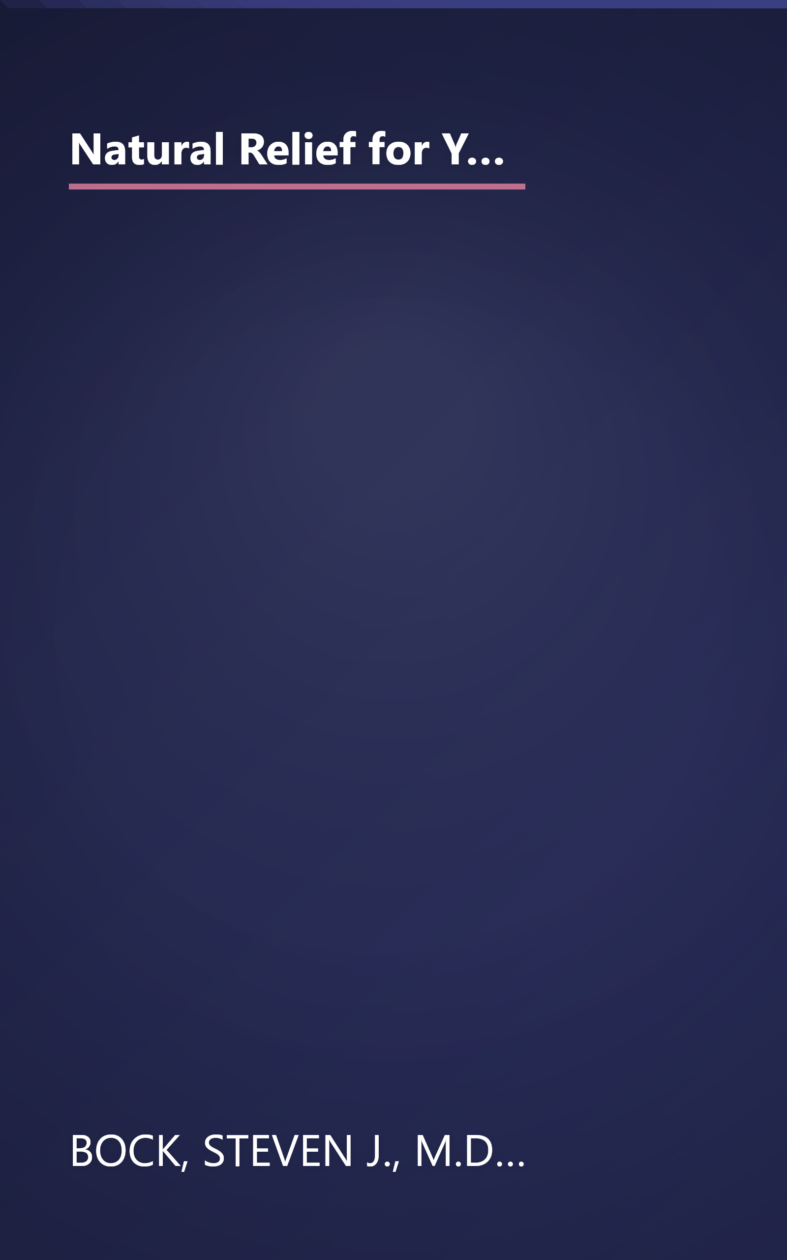 Natural Relief for Your Child's  Asthma: A Guide to Controlling Symptoms & Reducing Your Child's Dependence on Drugs book cover