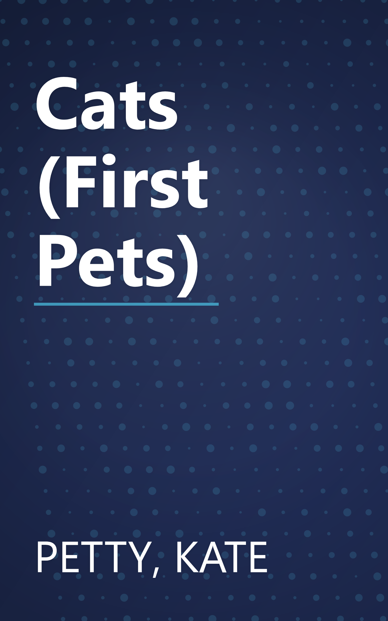 Cats (First Pets) book cover