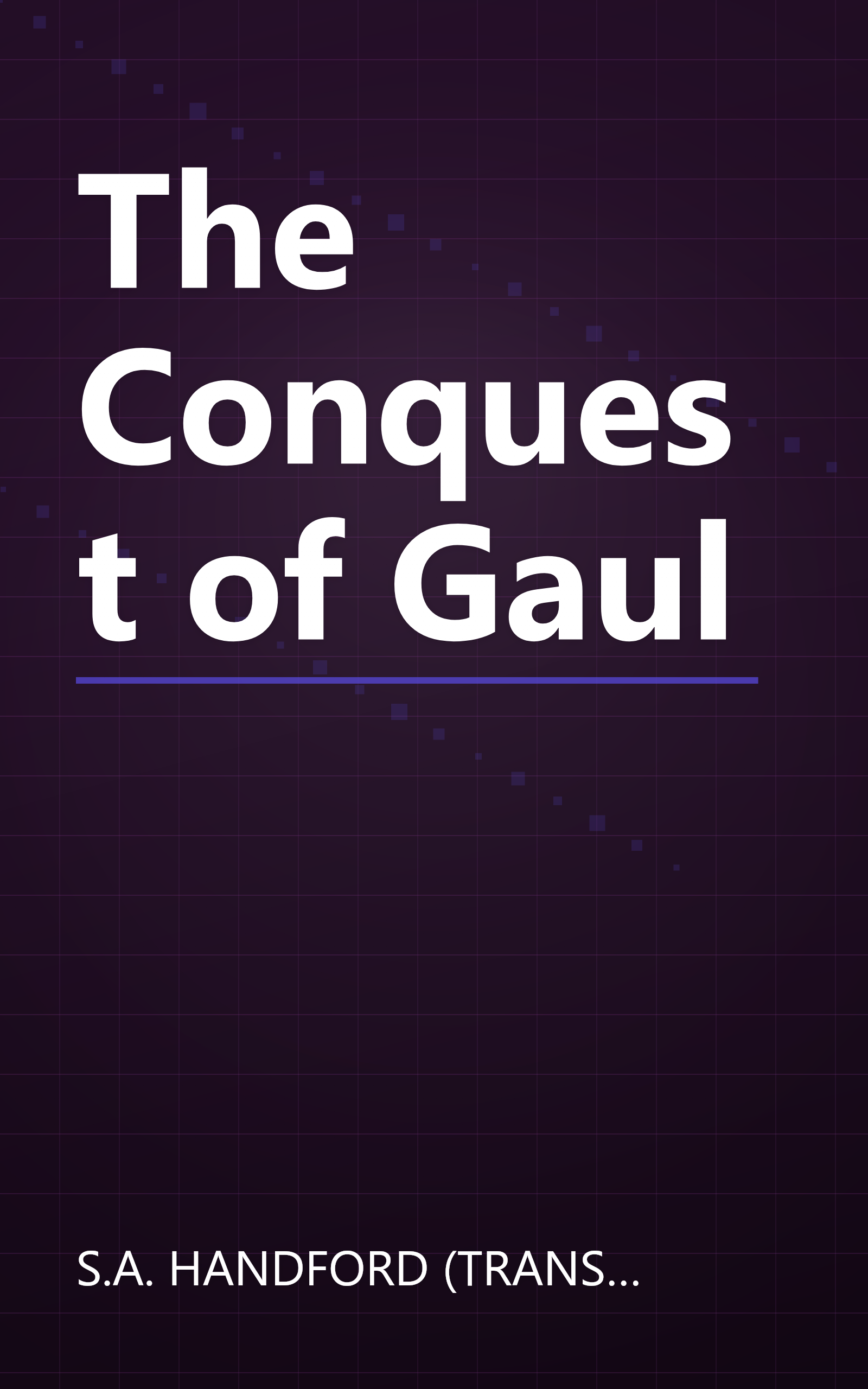 The Conquest of Gaul book cover