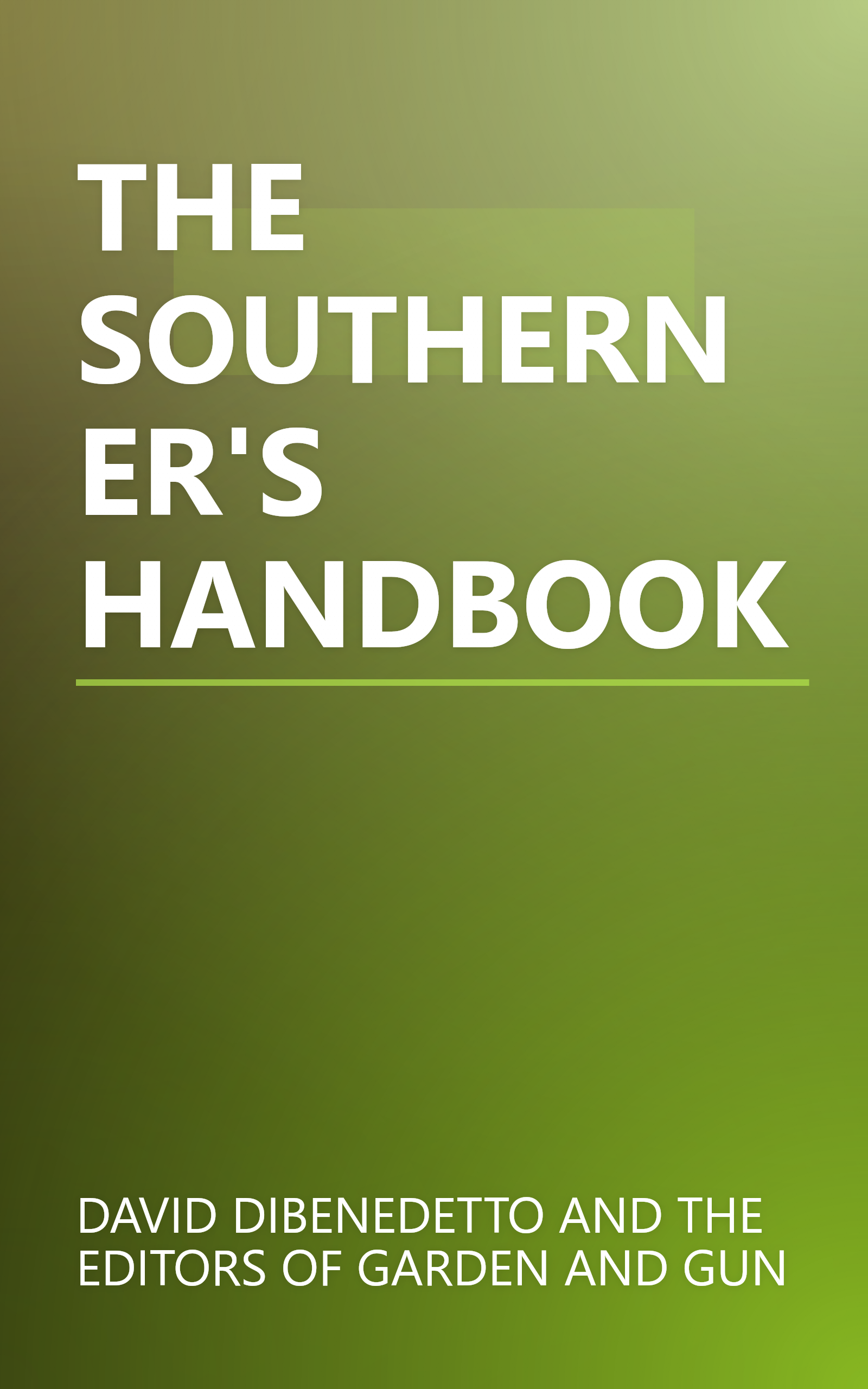 THE SOUTHERNER'S HANDBOOK book cover