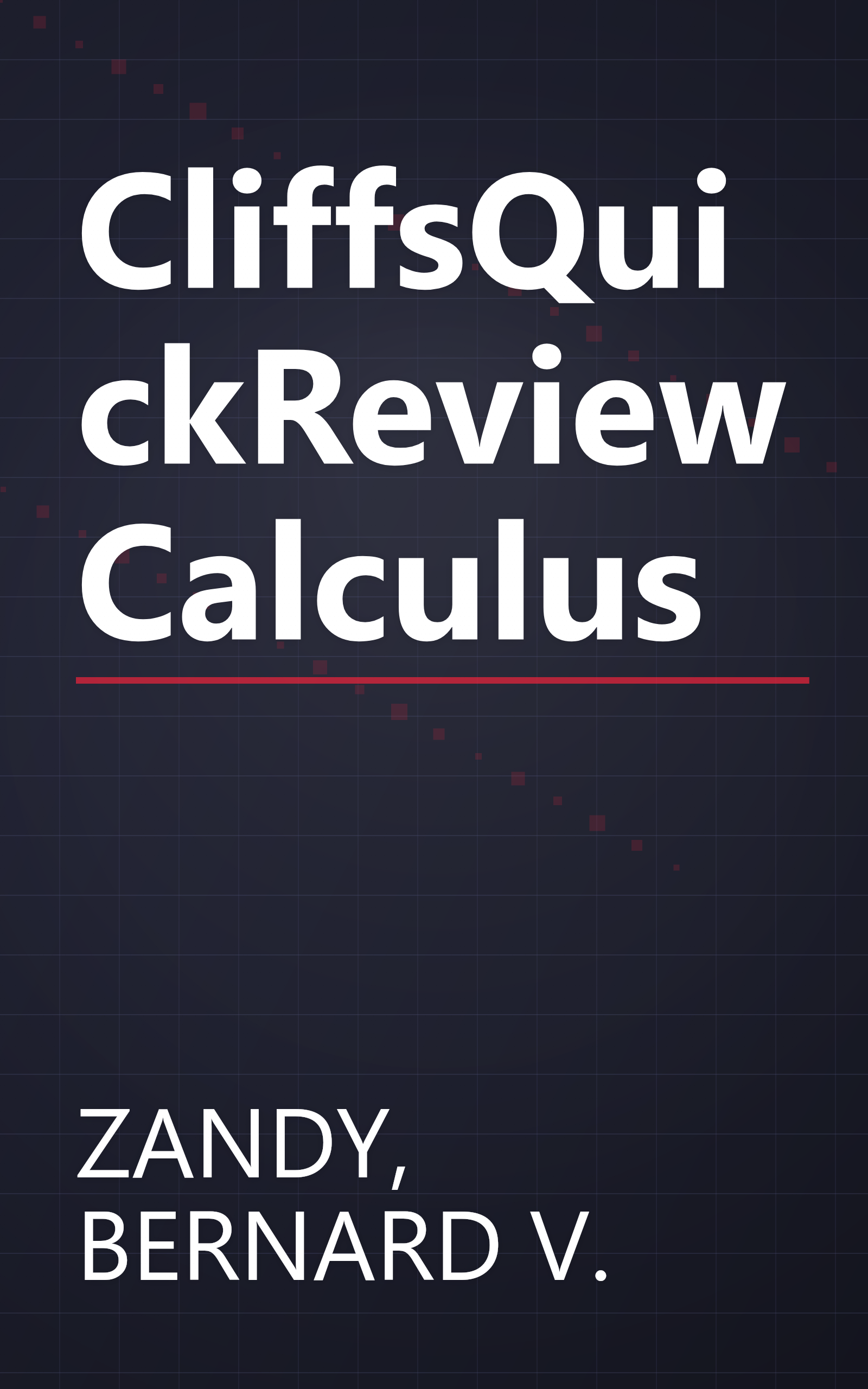 CliffsQuickReview Calculus book cover