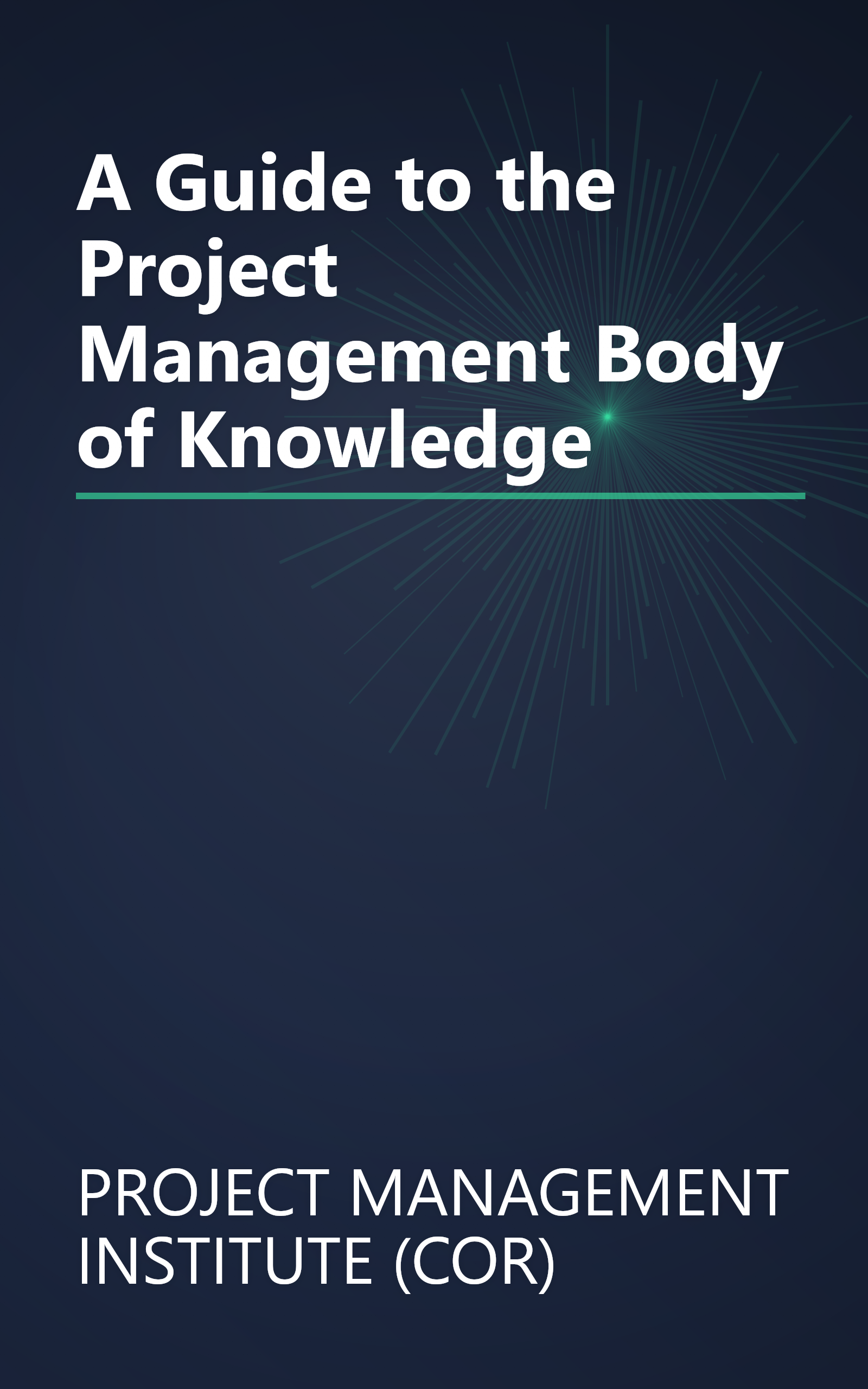 A Guide to the Project Management Body of Knowledge book cover
