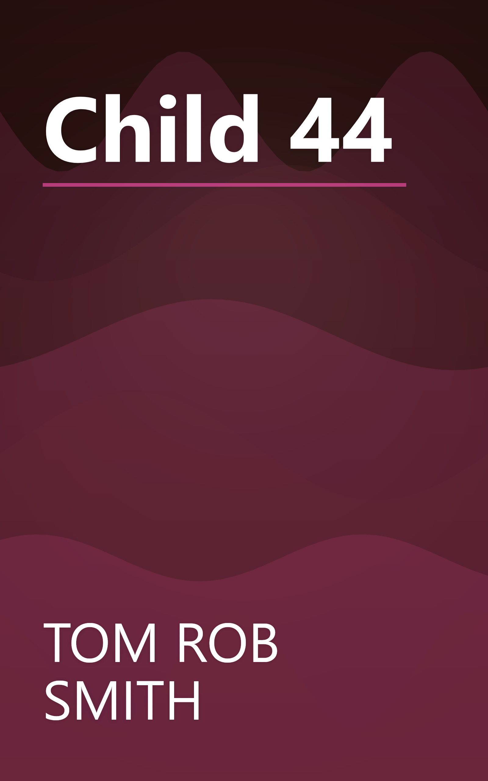 Child 44 book cover