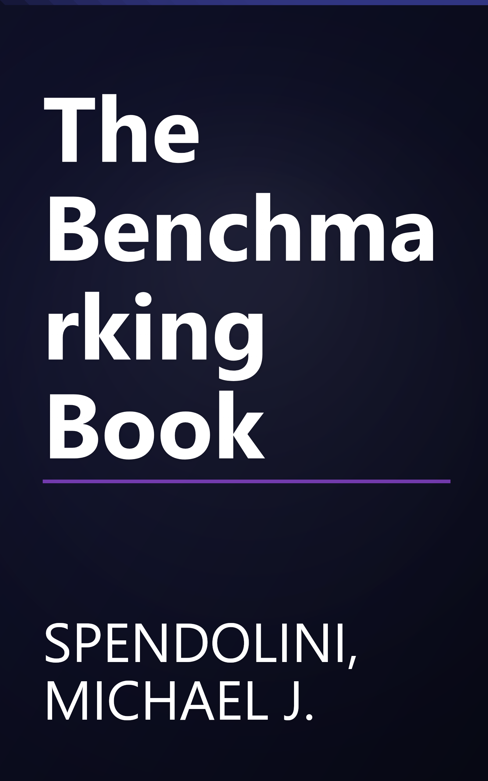 The Benchmarking Book book cover
