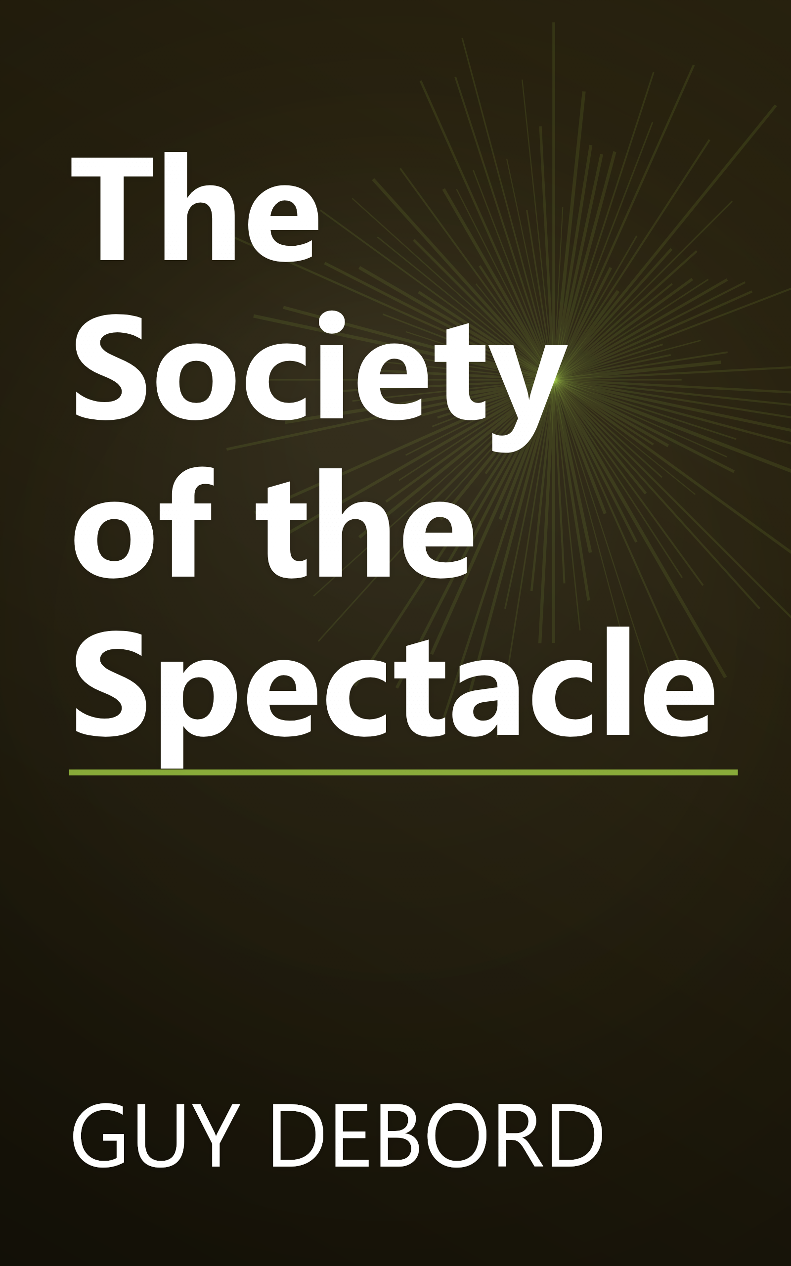 The Society of the Spectacle book cover