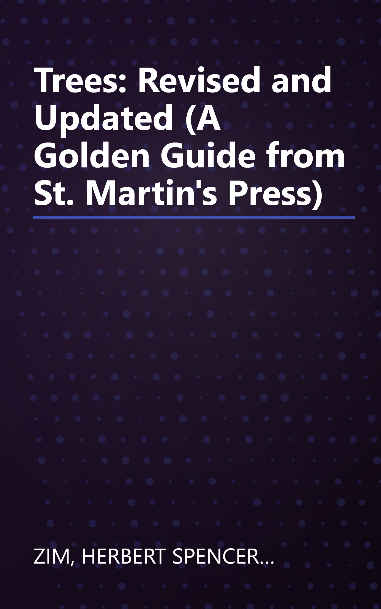 Trees: Revised and Updated (A Golden Guide from St. Martin's Press) book cover