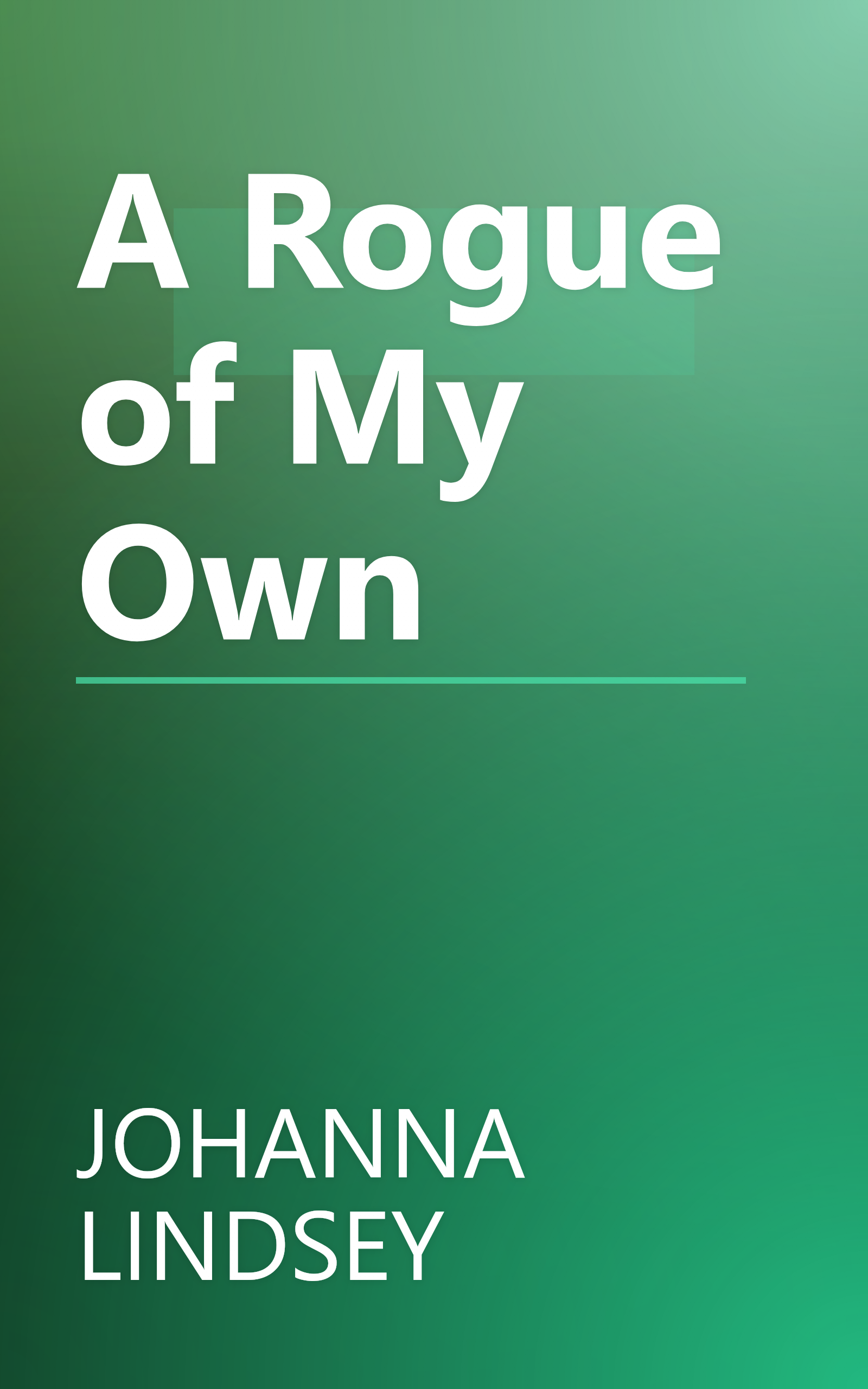 A Rogue of My Own book cover